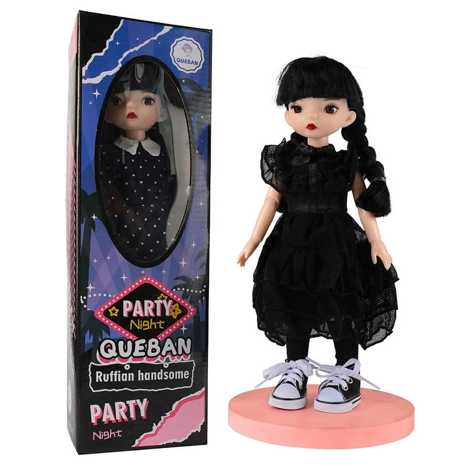 Wednesday Addams Dolls, 11" Wednesday Adams Action Figures Display ...