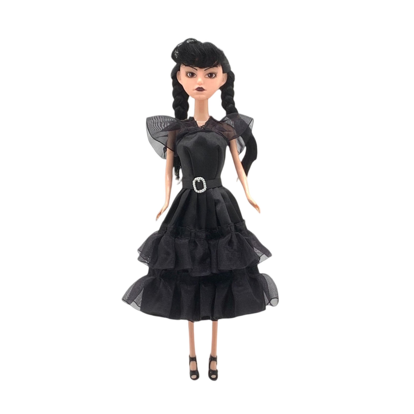 Wednesday Addams Dolls, 12.5 inches Wednesday Toys, Black Dresses, Long ...