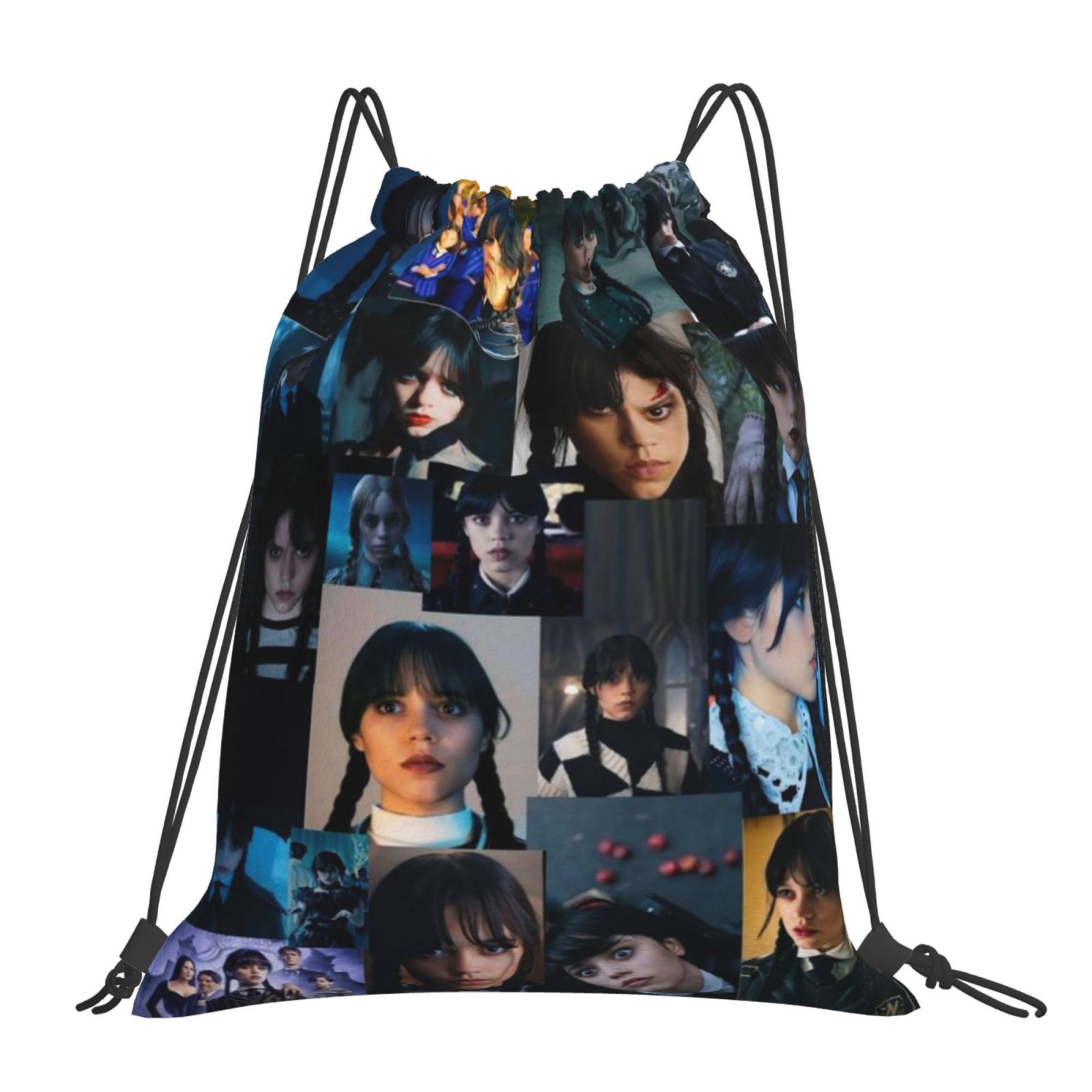Wednesday Addams Drawstring Backpack Sport Gym Bag For Yoga Swimming ...