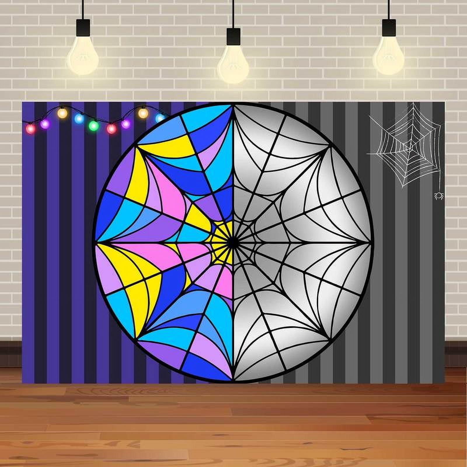 Wednesday Addams Family Background Baby Shower 1st Birthday Backdrop ...