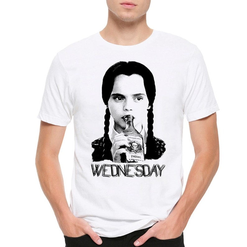 Wednesday Addams Graphic T-Shirt, The Addams Family Shirt, Men's and ...