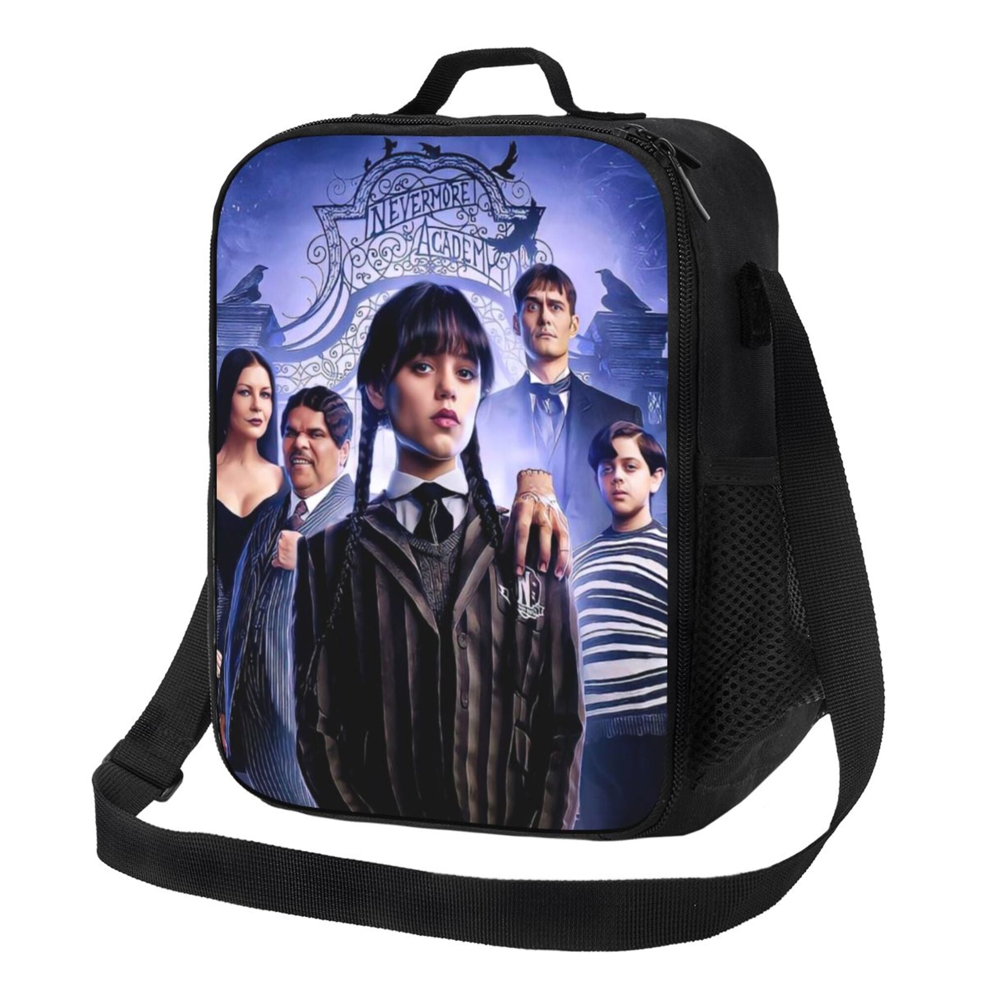 Wednesday Addams Insulated Lunch Bag Lunch Box Lightweight Durable ...