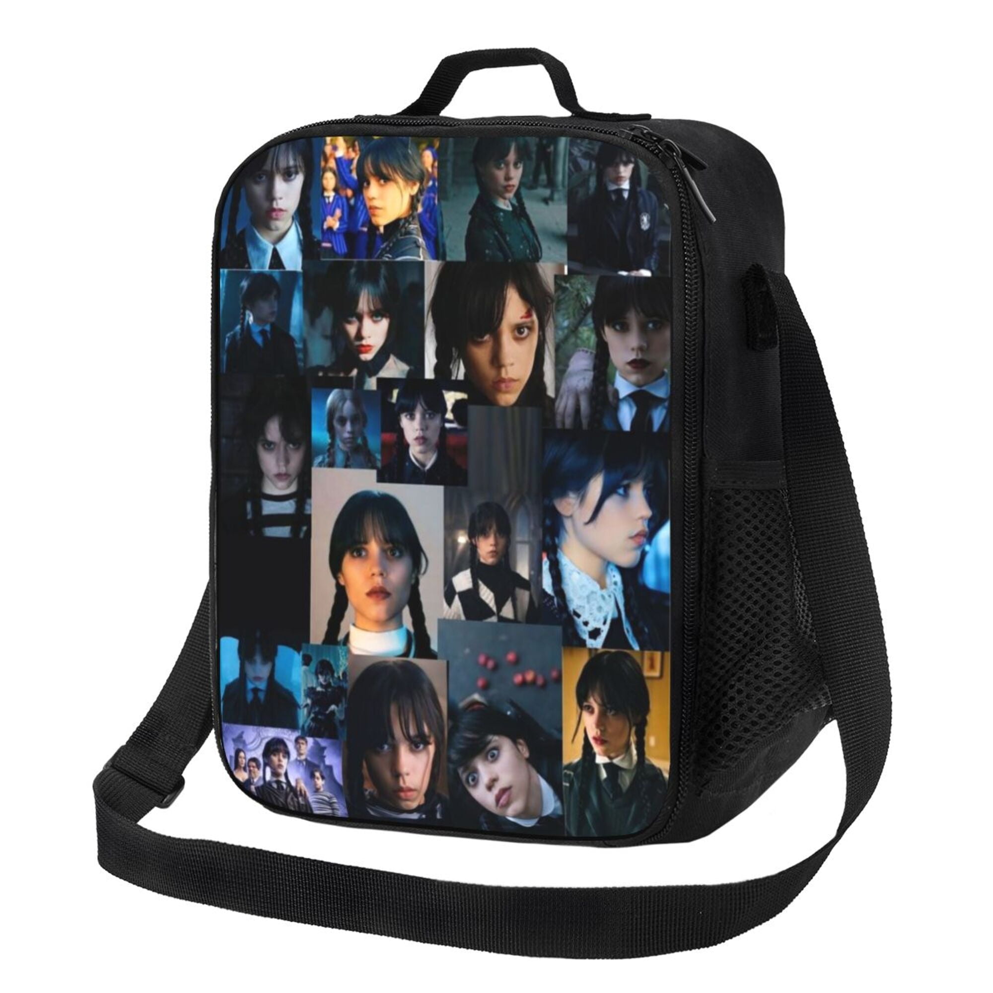 Wednesday Addams Insulated Lunch Bag Lunch Box Lightweight Durable ...