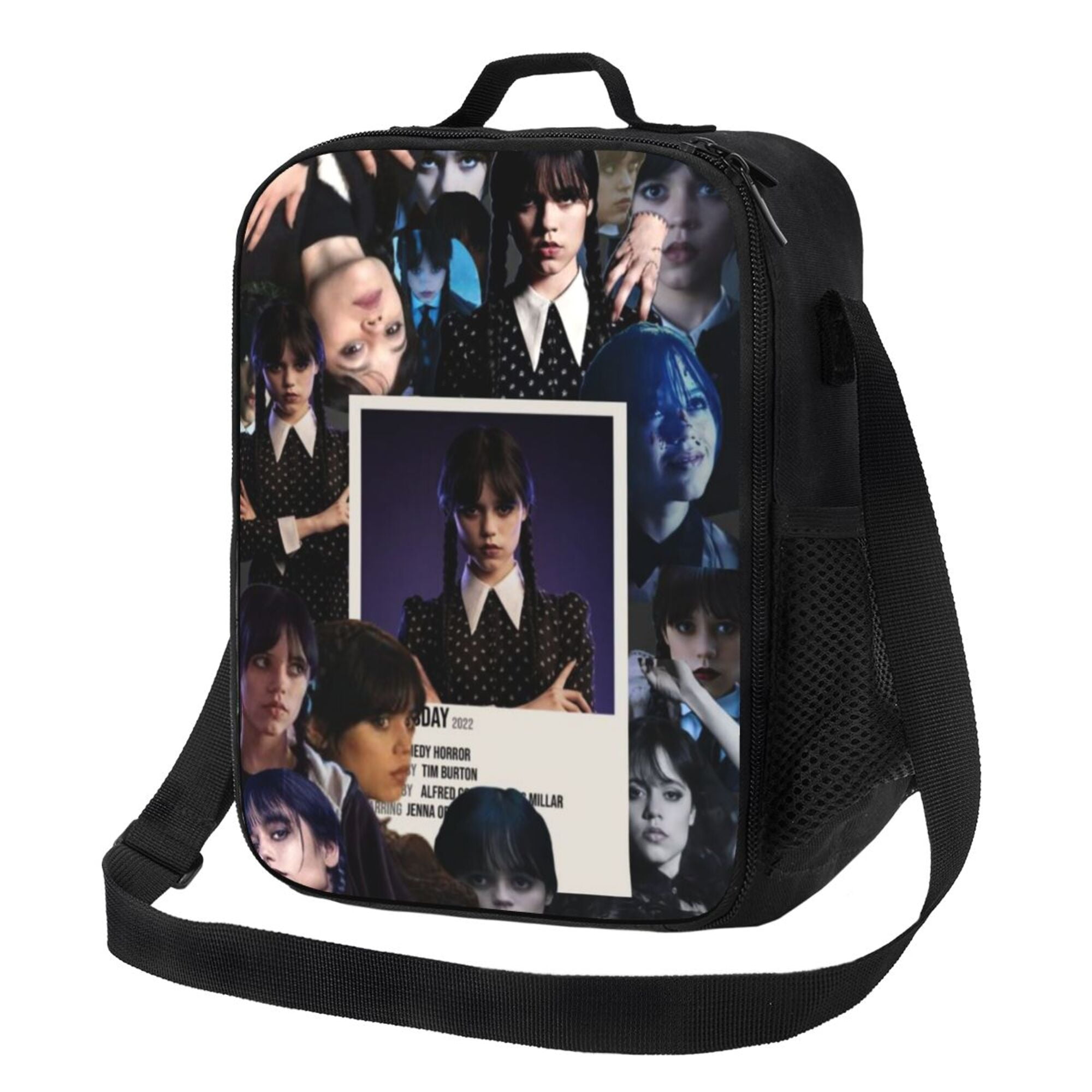 Wednesday Addams Insulated Lunch Bag Lunch Box Lightweight Durable ...