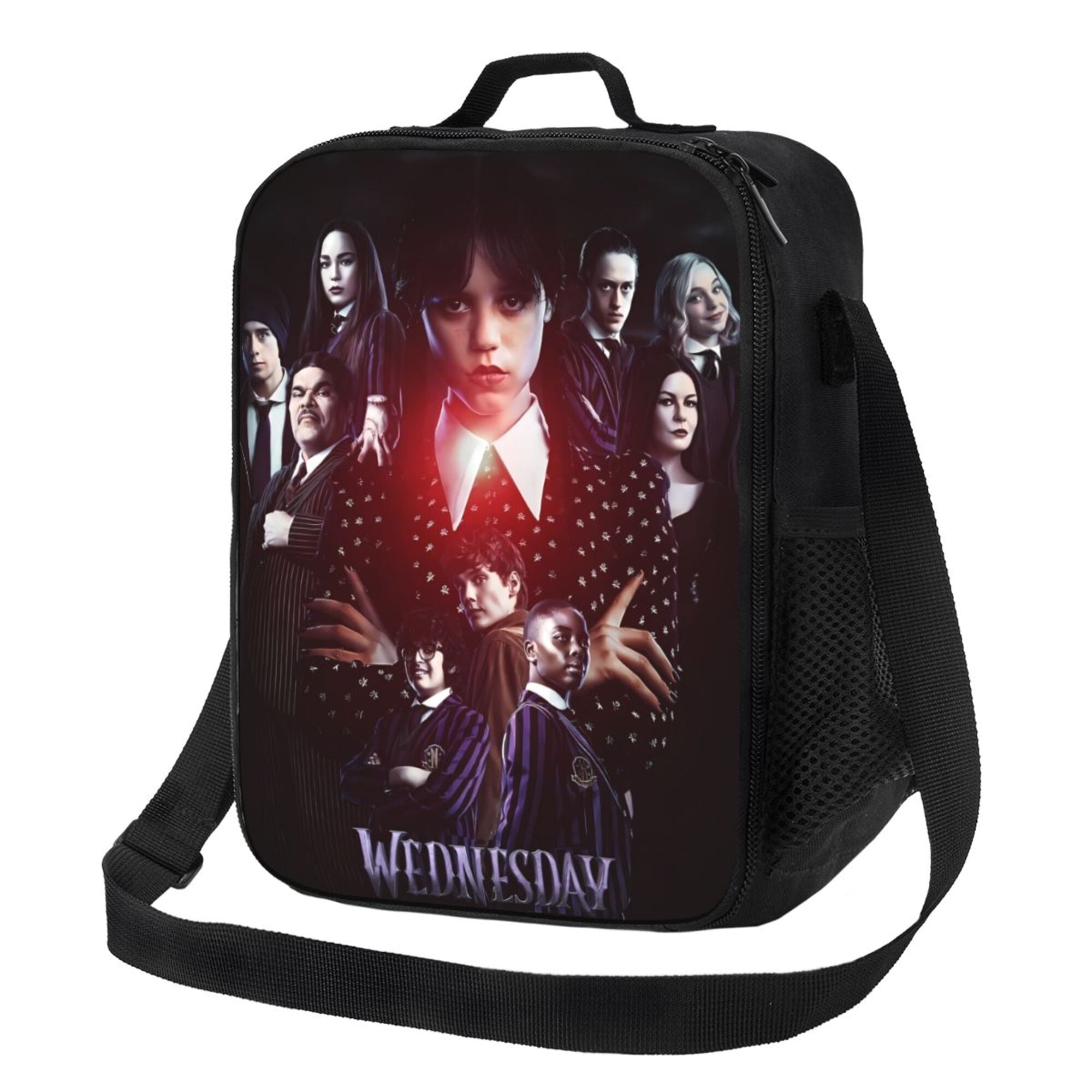 Wednesday Addams Insulated Lunch Bag Lunch Box Lightweight Durable ...