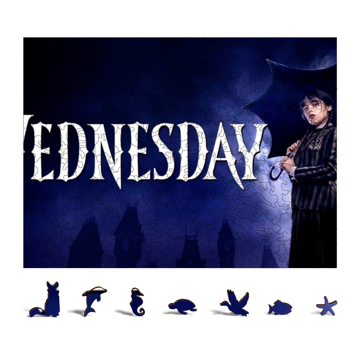 Wednesday Addams Jigsaw Puzzles for Teens and Adults, for Boys and ...
