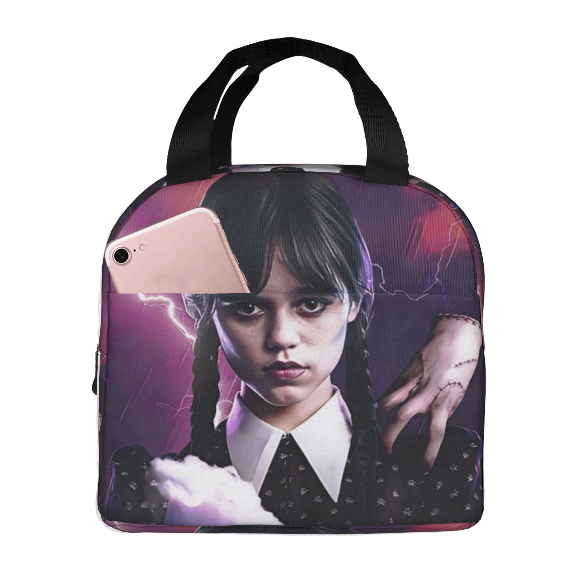 Wednesday Addams Lunch Bag Lunch Bag Tote Bag Insulated Lunch Box ...