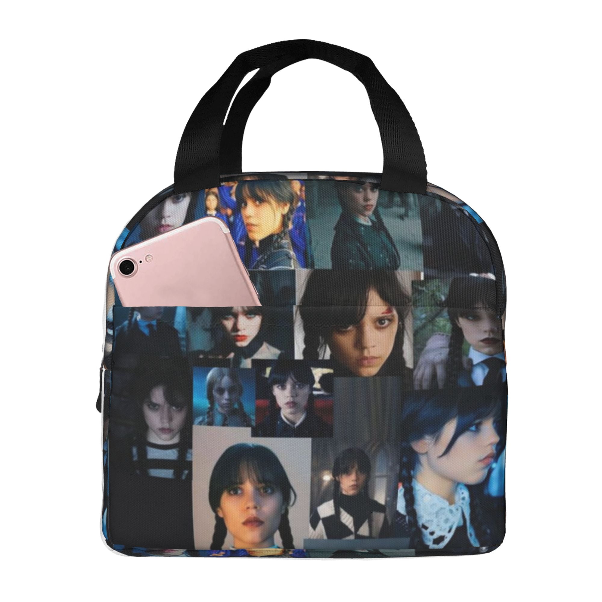 Wednesday Addams Lunch Bag Lunch Bag Tote Bag Insulated Lunch Box ...