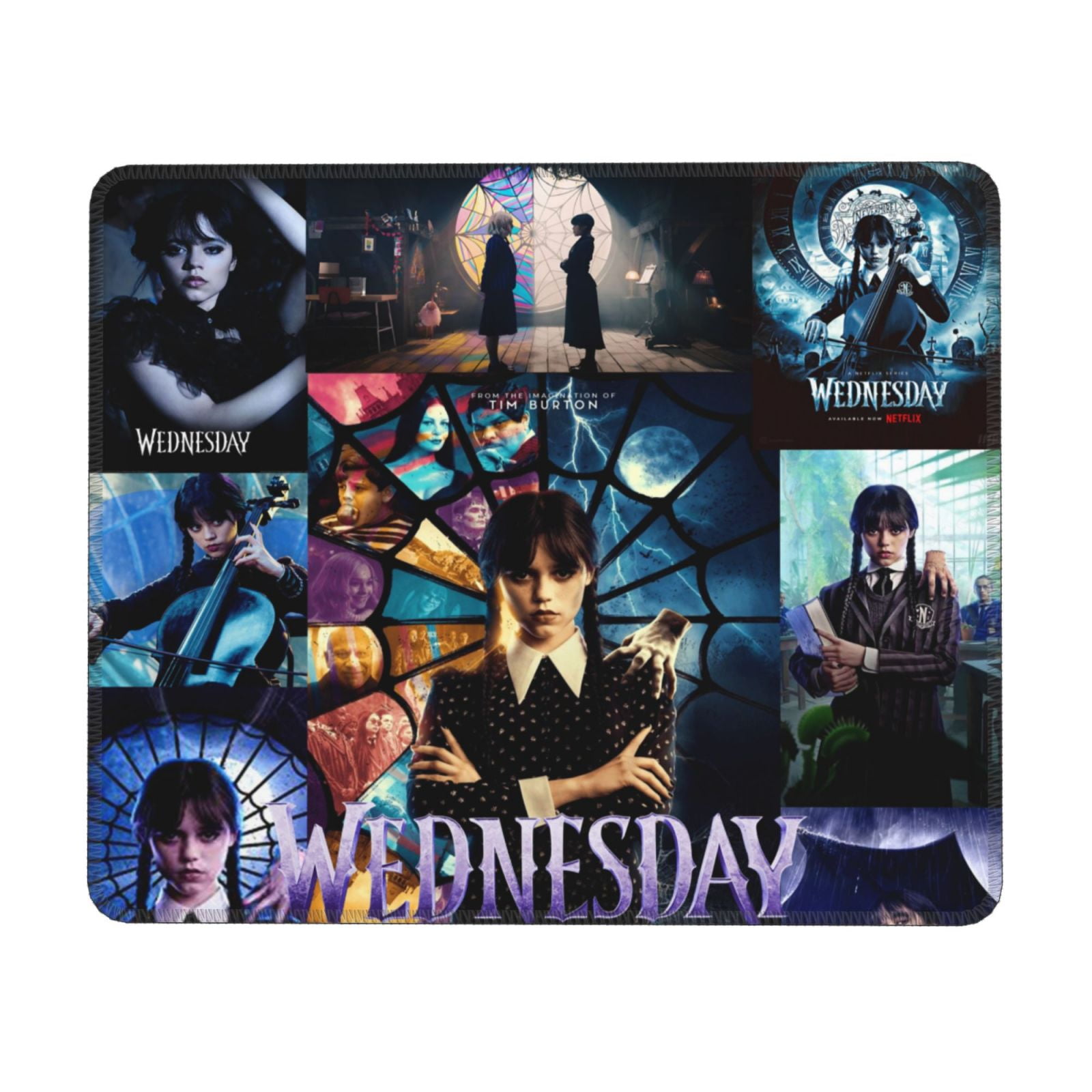 Wednesday Addams Mouse Pad,Small Gaming Mousepad,Non-Slip Rubber Base ...