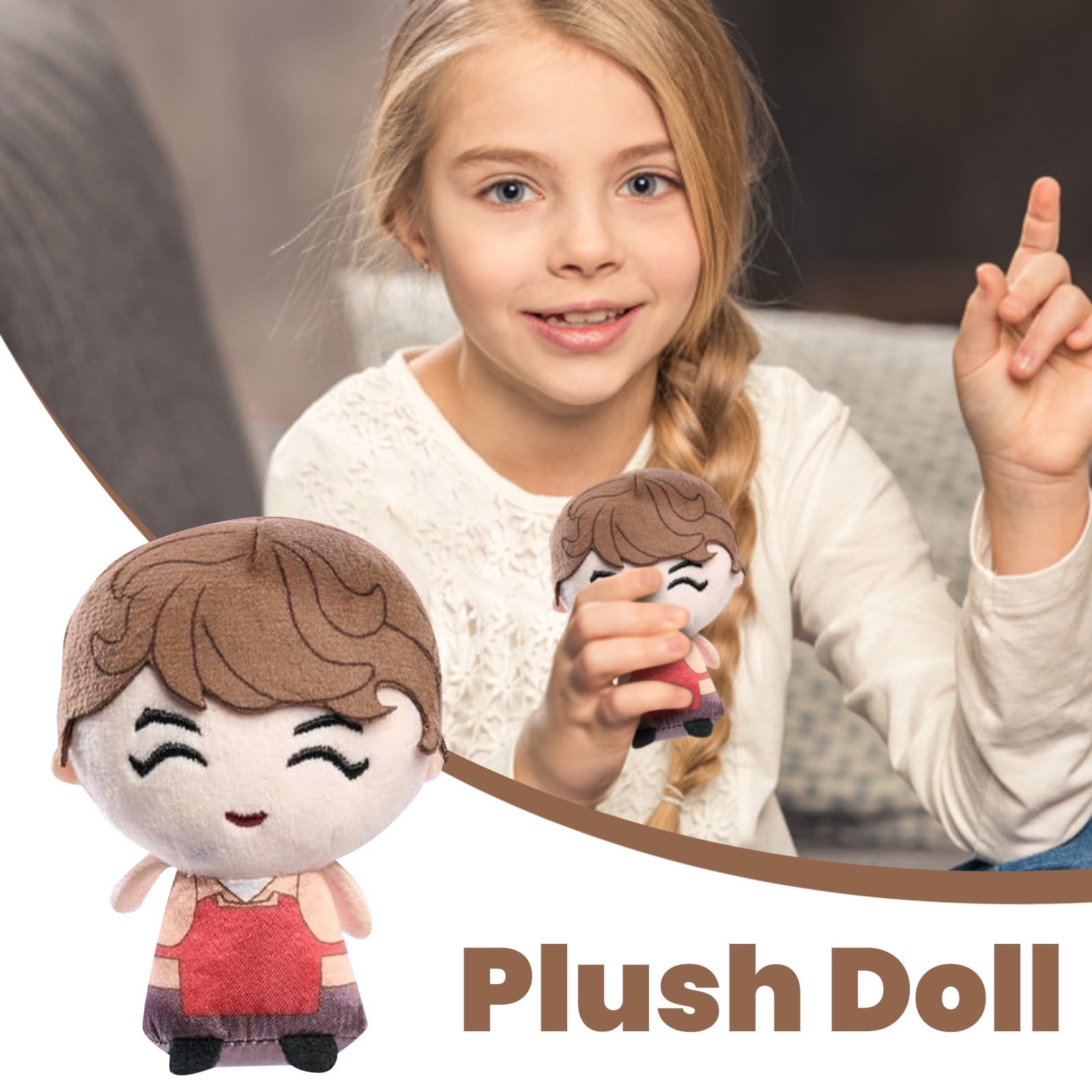 Wednesday Addams Plush Dolls, 4.7 Inch Kawaii Wednesday Addams Stuffed ...