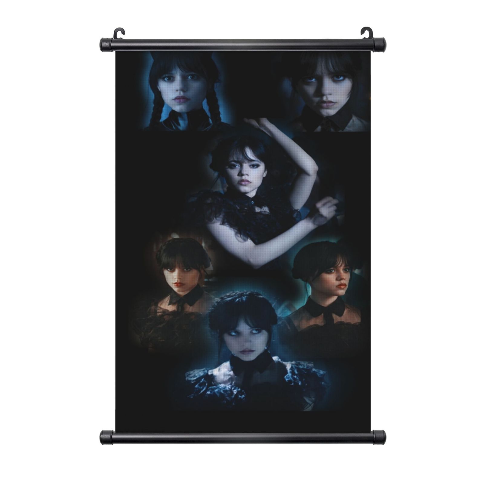 Wednesday Addams Poster Aesthetic Canvas PVC Shaft Wall Art Hanging ...