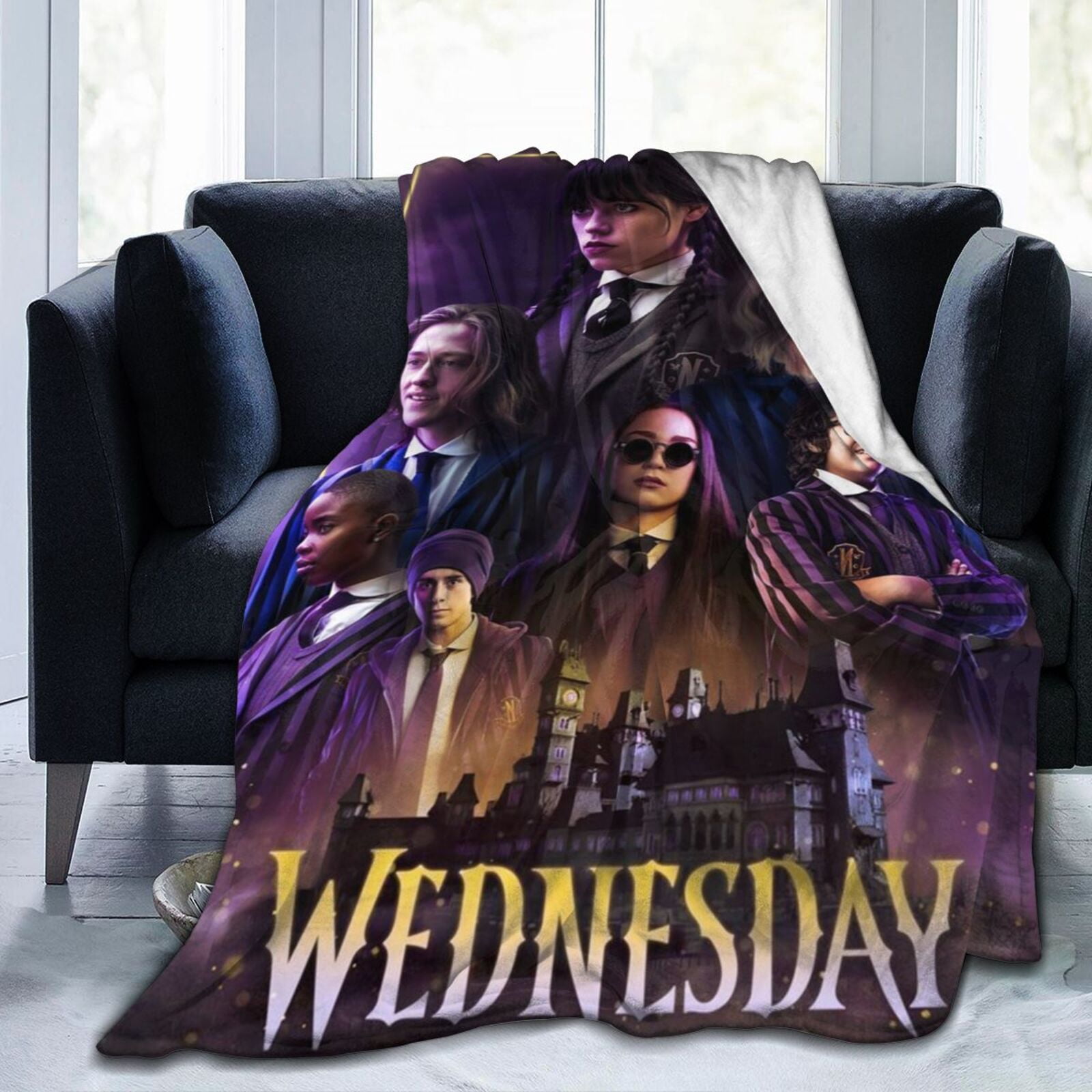 Wednesday Addams Season 2 Flannel Blanket - Soft and cozy for all ...