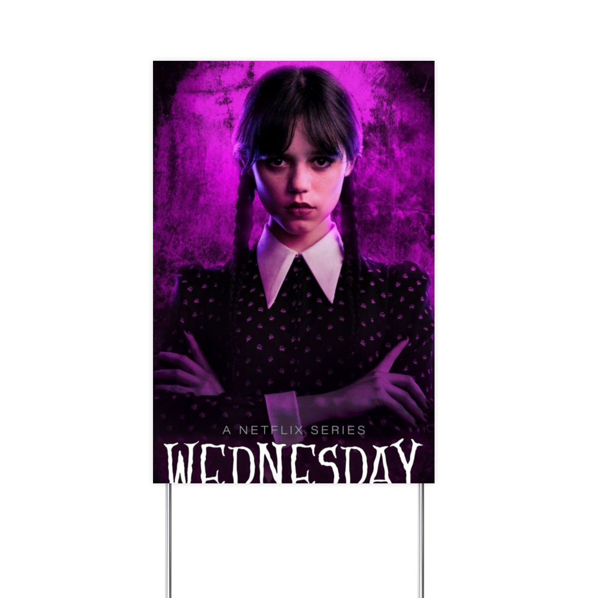 Wednesday Addams Sign Yard Garden Club Farm Bathroom Wall Decor Sign ...