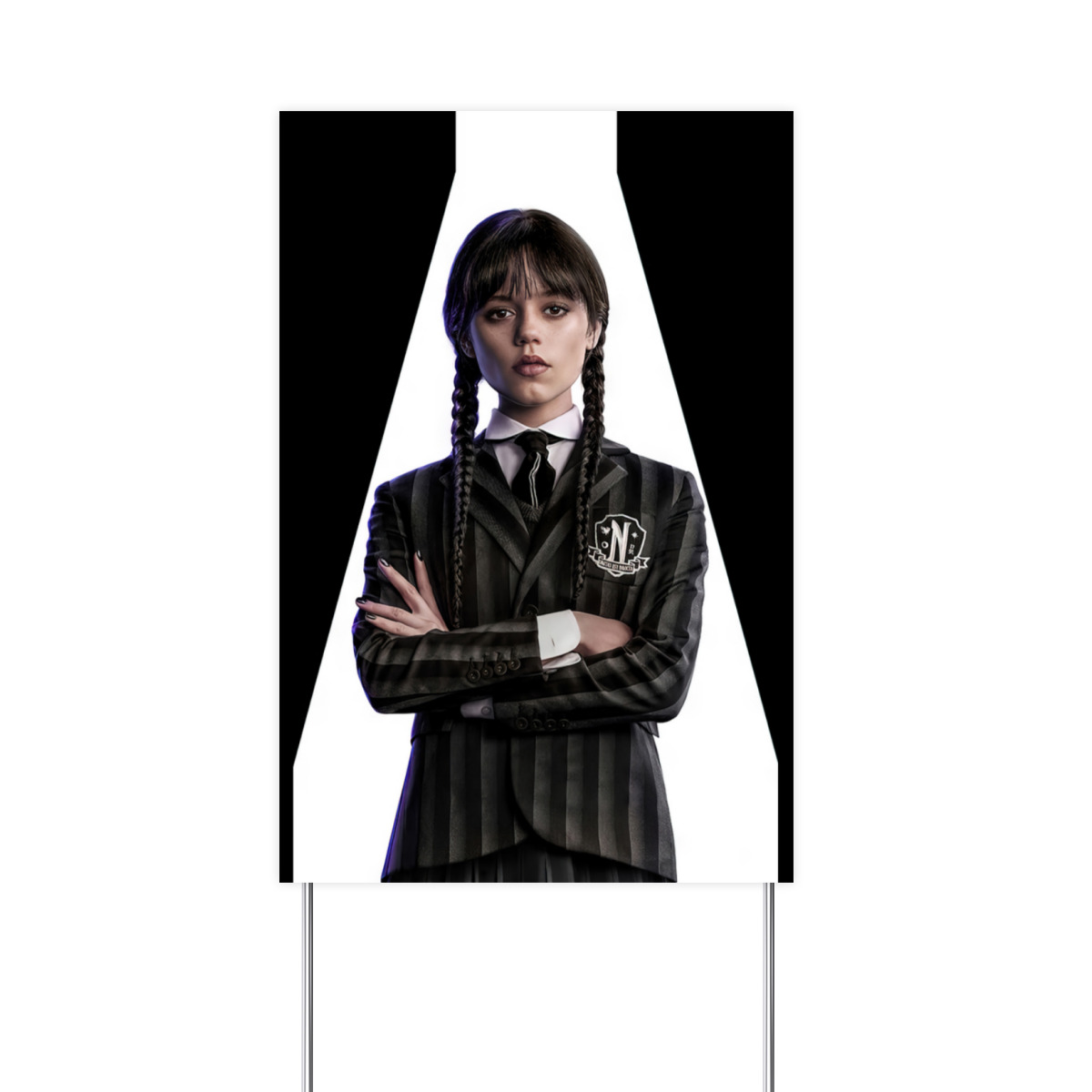 Wednesday Addams Sign Yard Garden Club Farm Bathroom Wall Decor Sign ...