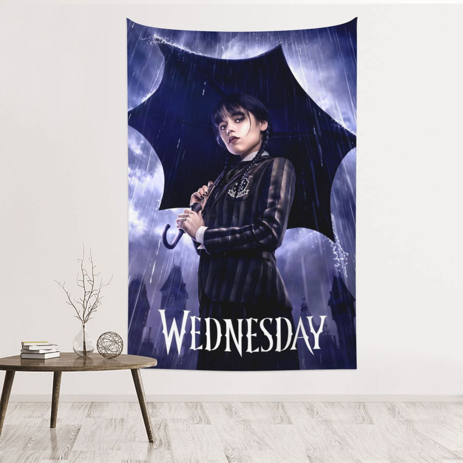 Wednesday Addams Tapestry Wall Hanging Home Decoration Wall Blanket ...