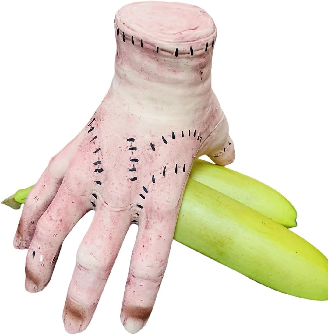Wednesday Addams Thing Hand Toys -Scary Props Decorations Funny Severed ...