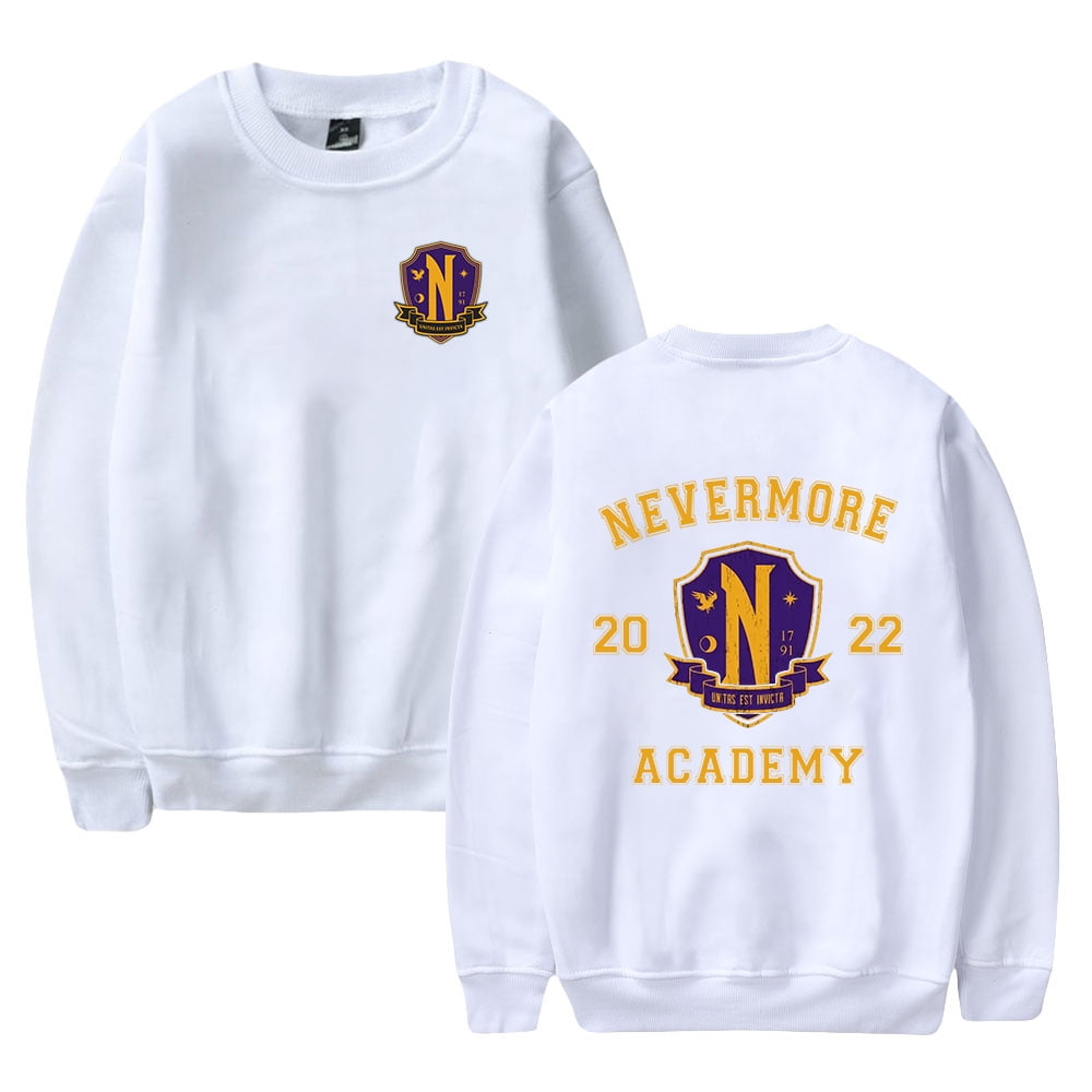 Wednesday Addams Tv Series Nevermore Academy Merch Long Sleeve Men ...