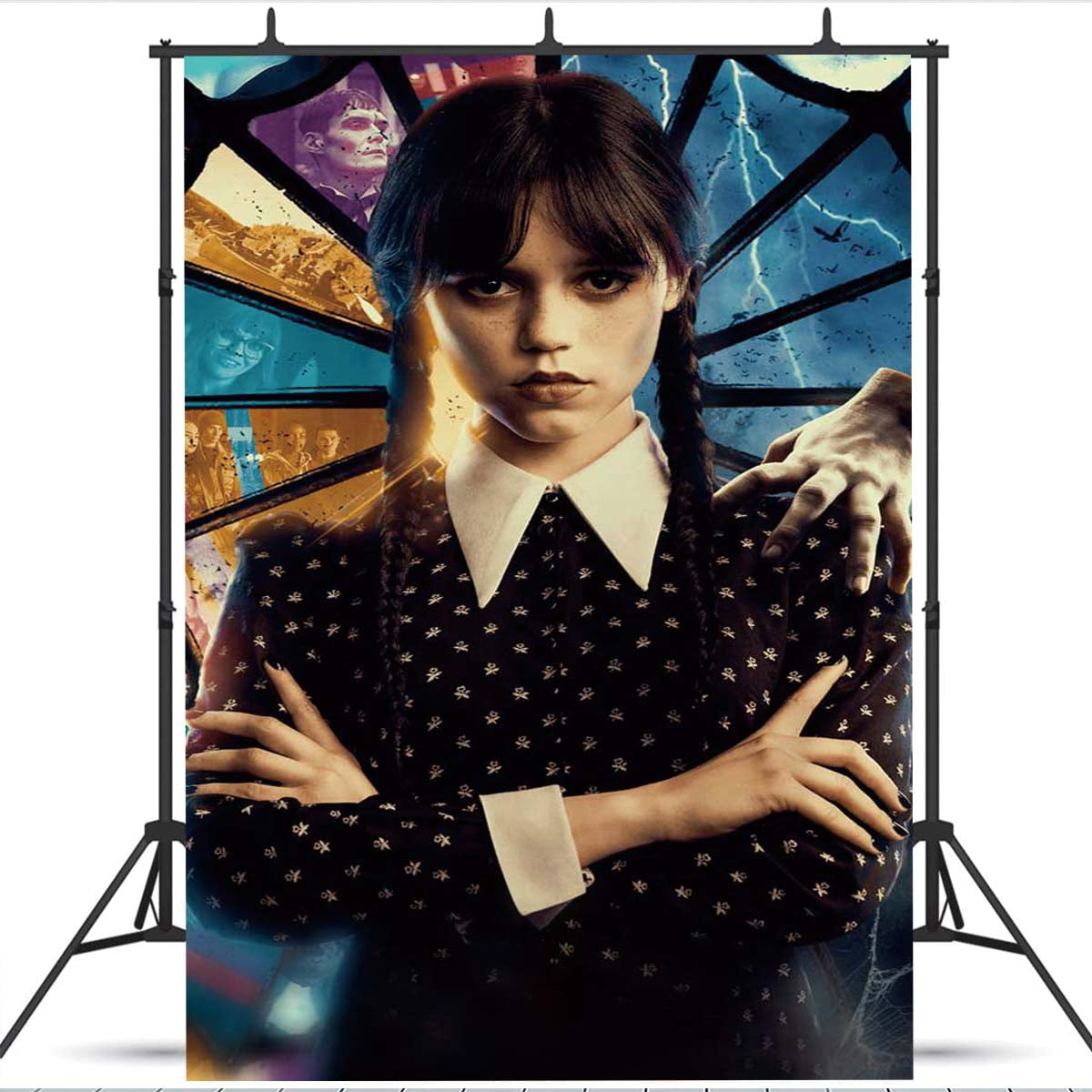 Wednesday Addams school Banner Backdrop Background Taspestry Wall Decor ...