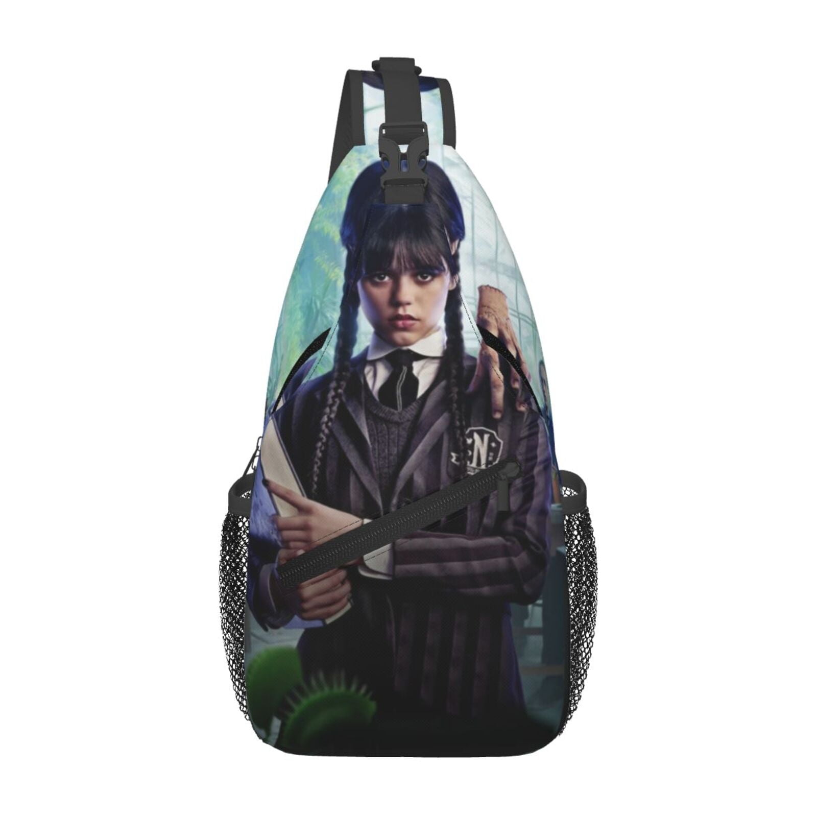 Wednesday Addams sling bag unisex crossbody backpack casual cross chest ...