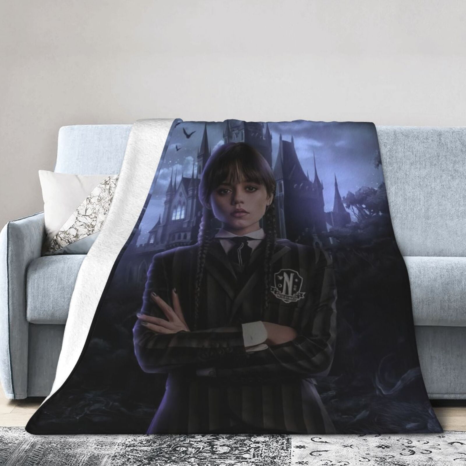 Wednesday Bed Blanket Cozy Soft Throw air conditioning quilt for Sofa ...