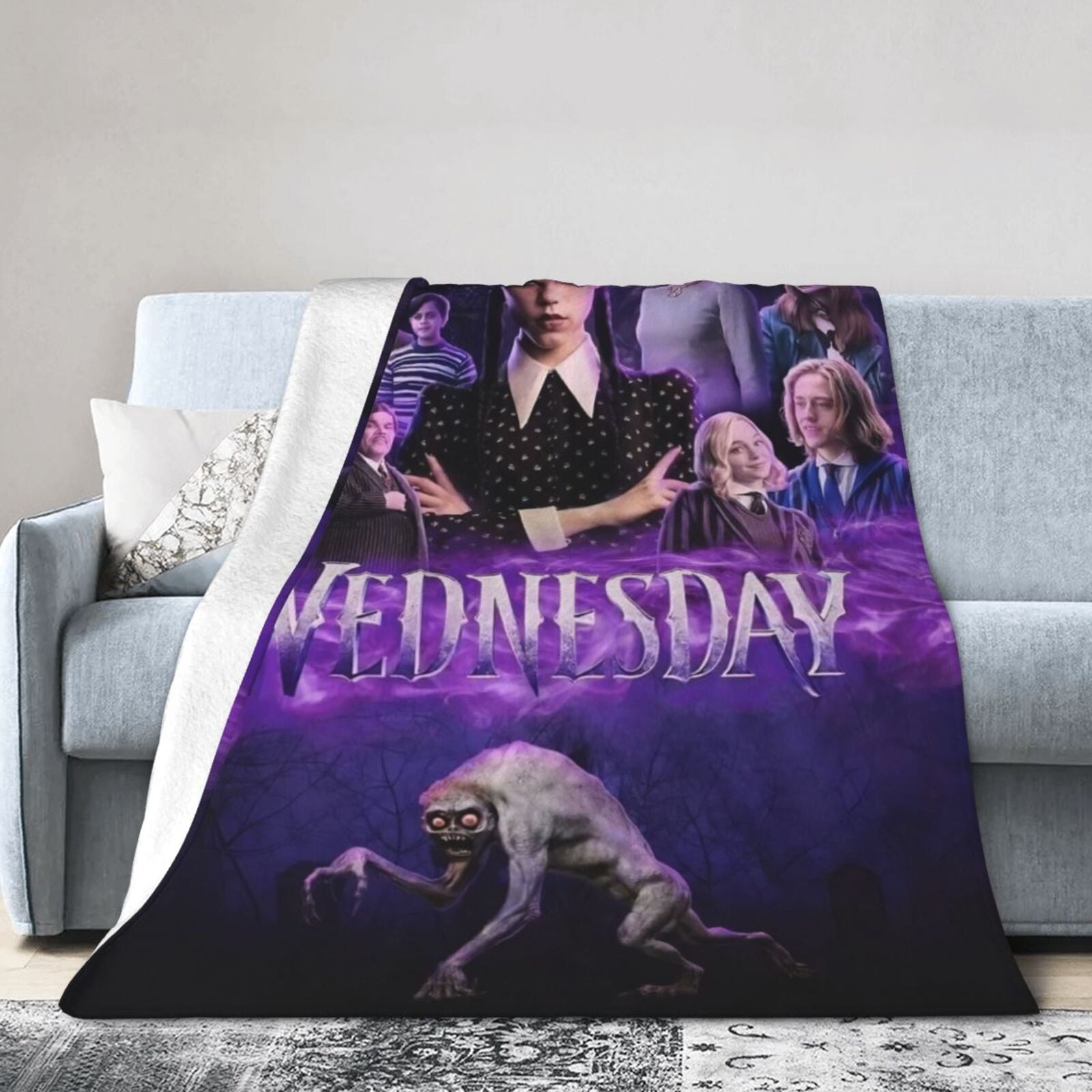 Wednesday Bed Blanket Cozy Soft Throw air conditioning quilt for Sofa ...