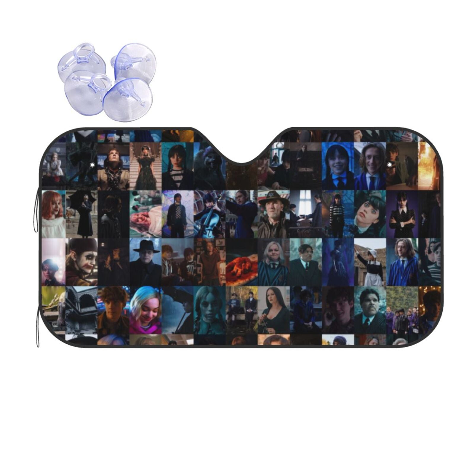 Wednesday Car Car Windshield Sun Shade, Universal Reflector Sunshade ...