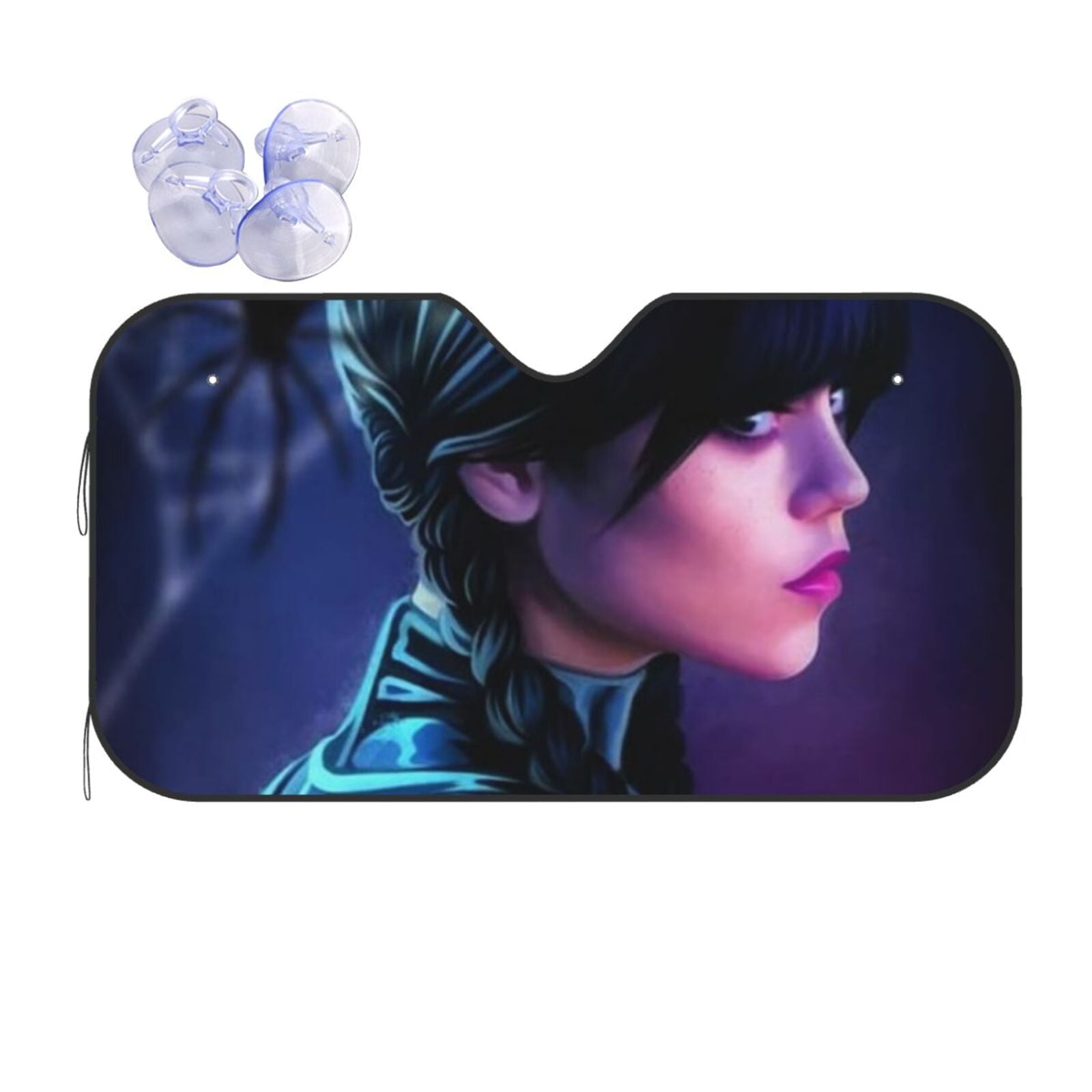 Wednesday Car Car Windshield Sun Shade, Universal Reflector Sunshade ...