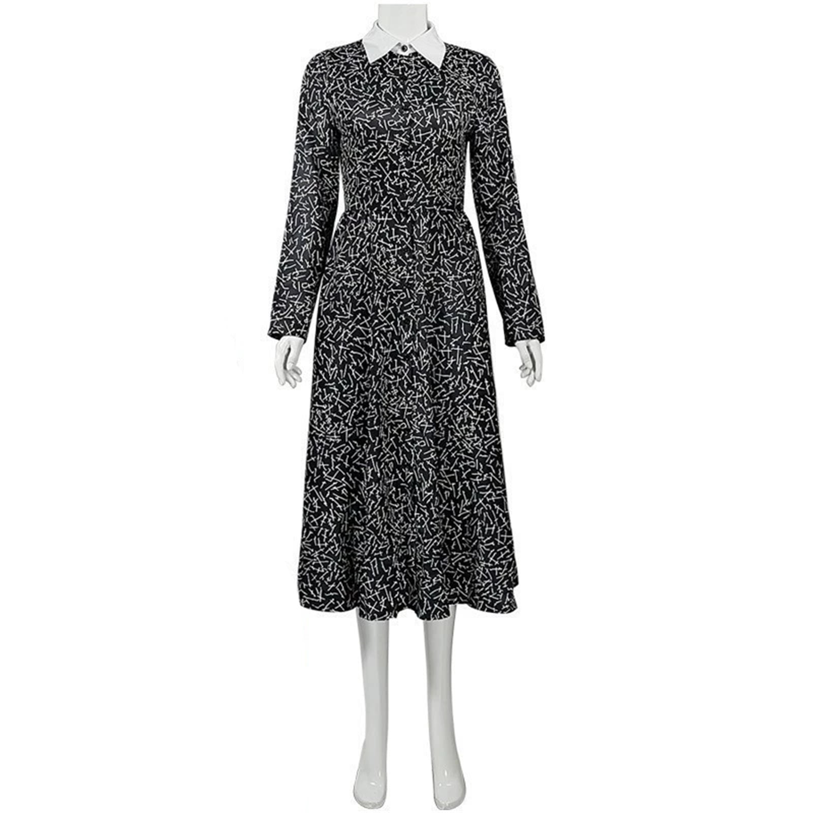 Wednesday Clothes Ćostume Girls, Clothes Family Halloween Ćostumes ...
