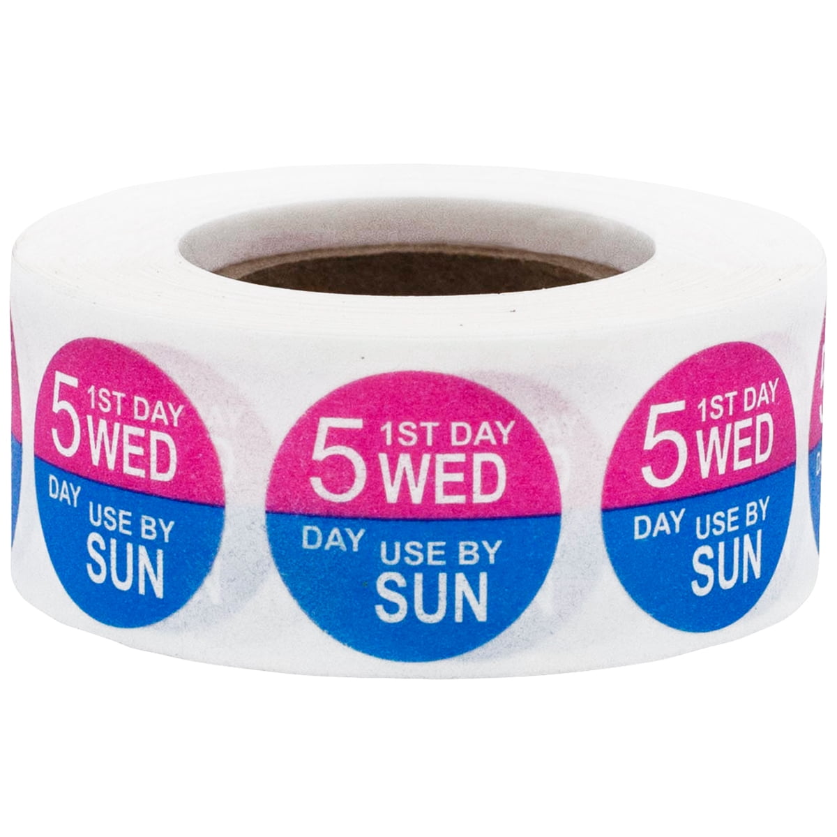 Wednesday Dissolvable 5 Day Food Rotation Preparation Shelf Life Circle ...