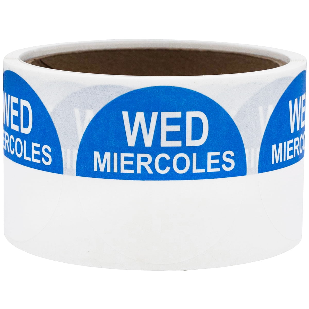 Wednesday Dissolvable Day of the Week Blue Food Labels | 2″ Round - 200 ...