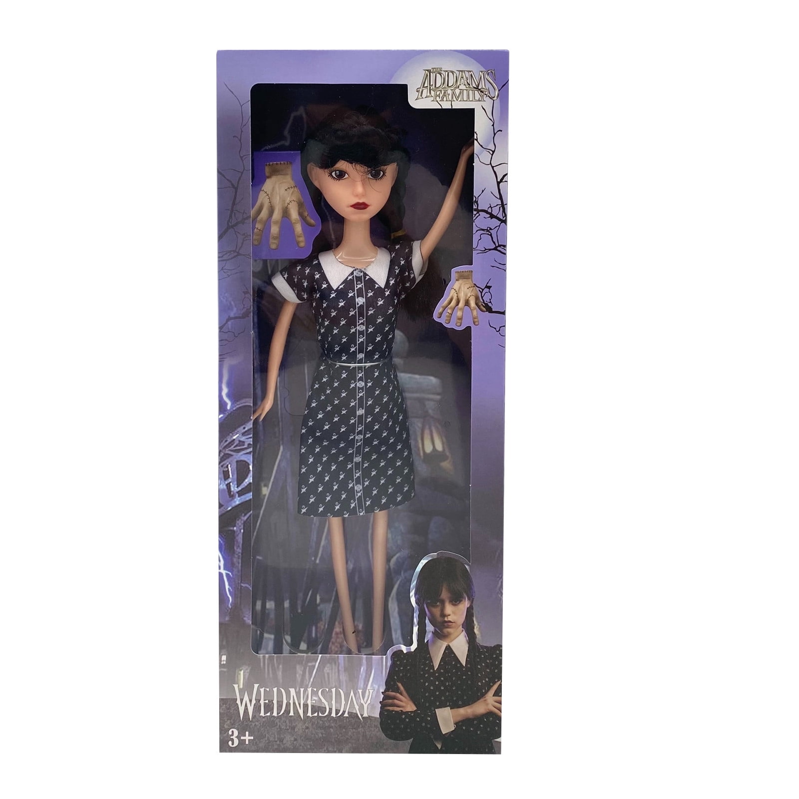 Wednesday Doll and Accessories, 11" Wednesday Collectible in Academy ...
