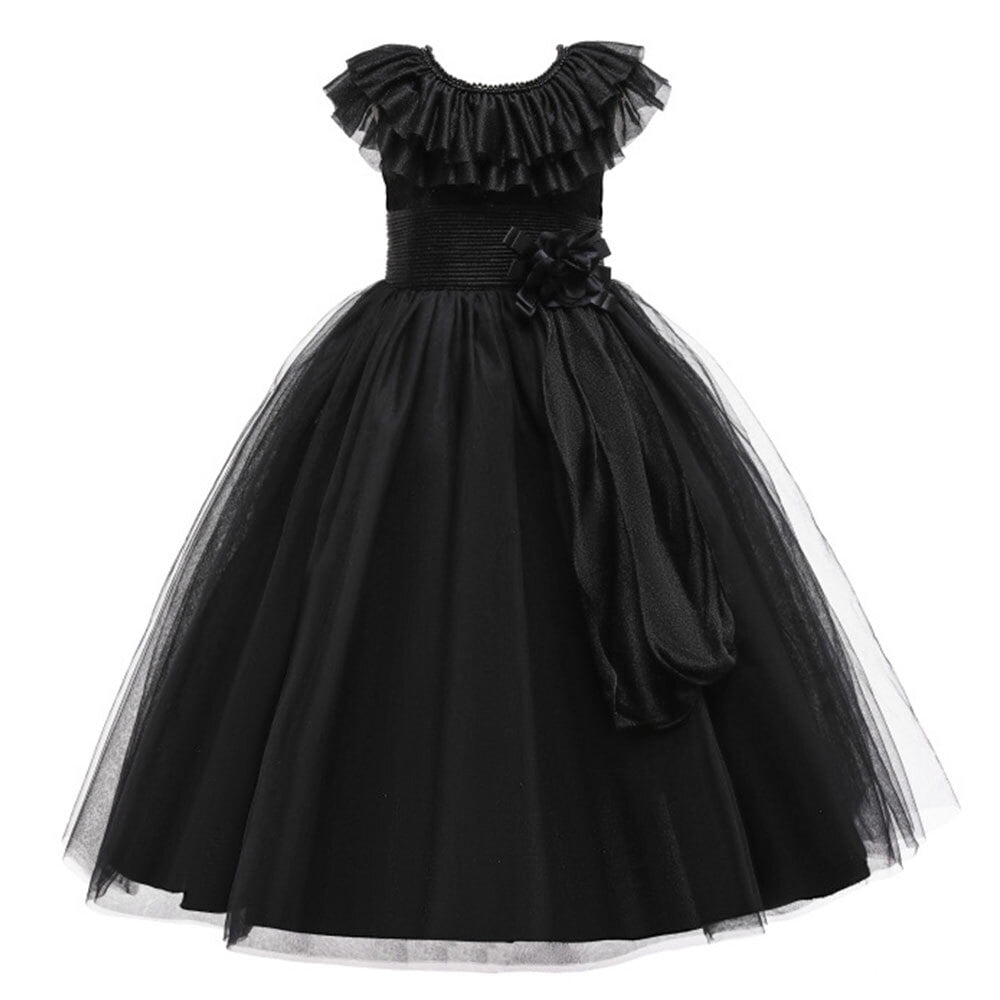 Wednesday Dress for Girls Kids Addams Family Cosplay Costume Outfit ...