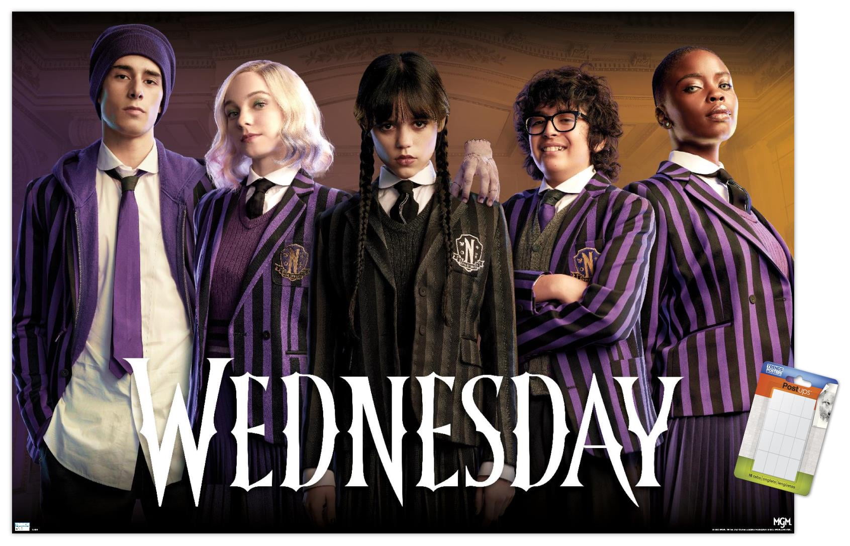 Wednesday - Group Wall Poster, 22.375" x 34" - Walmart.com