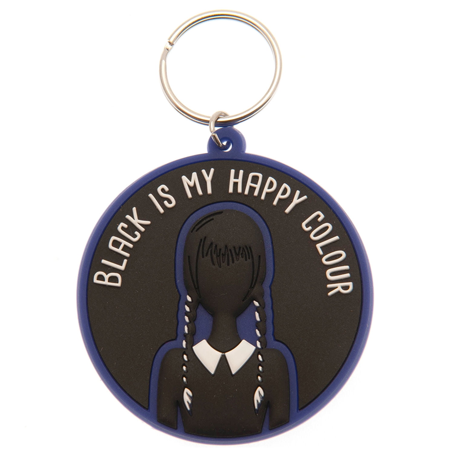 Wednesday Happy Colour PVC Keychain - Walmart.com