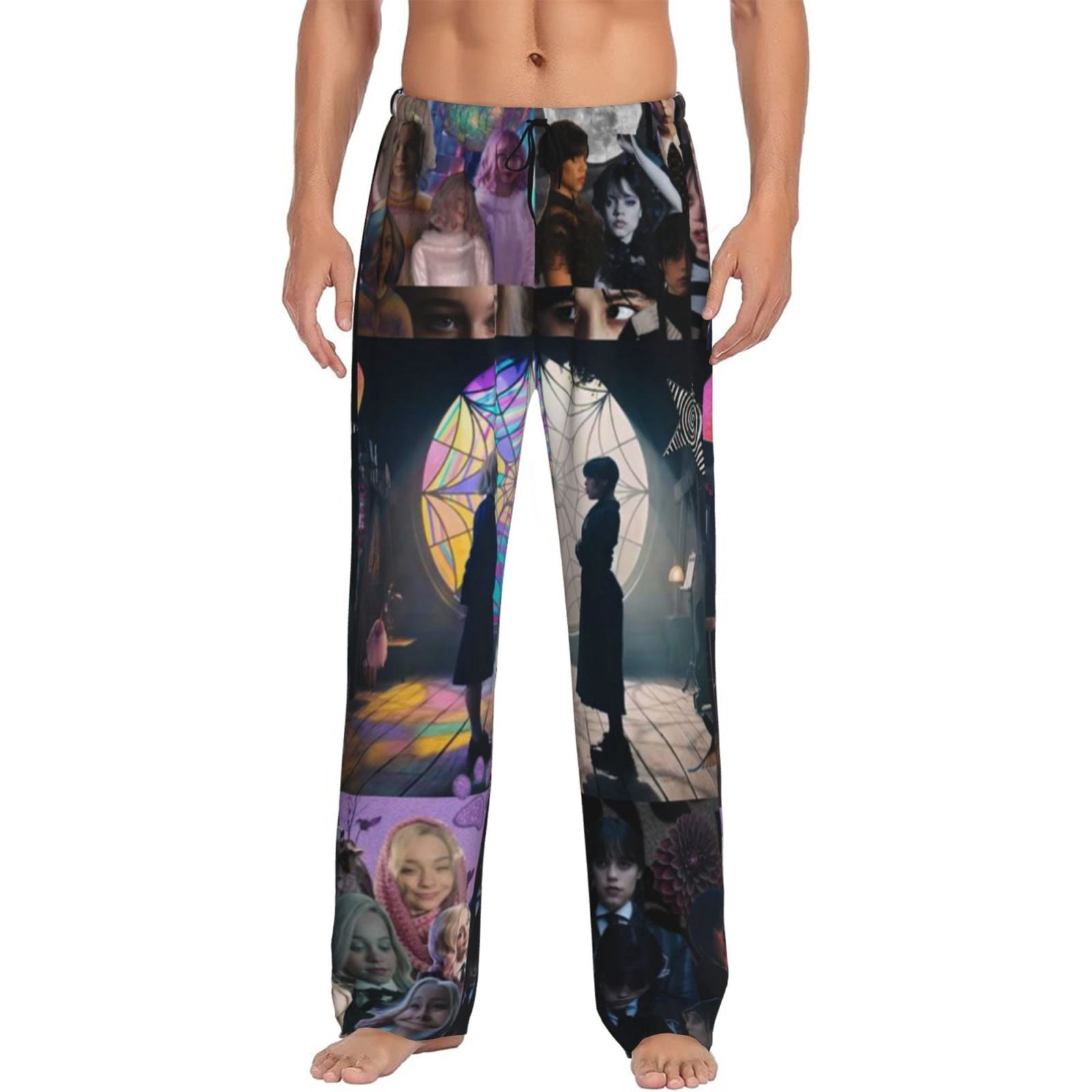 Wednesday Horror Men's Pajama Pants Fashion Cozy Daily Lounge Sleepwear ...