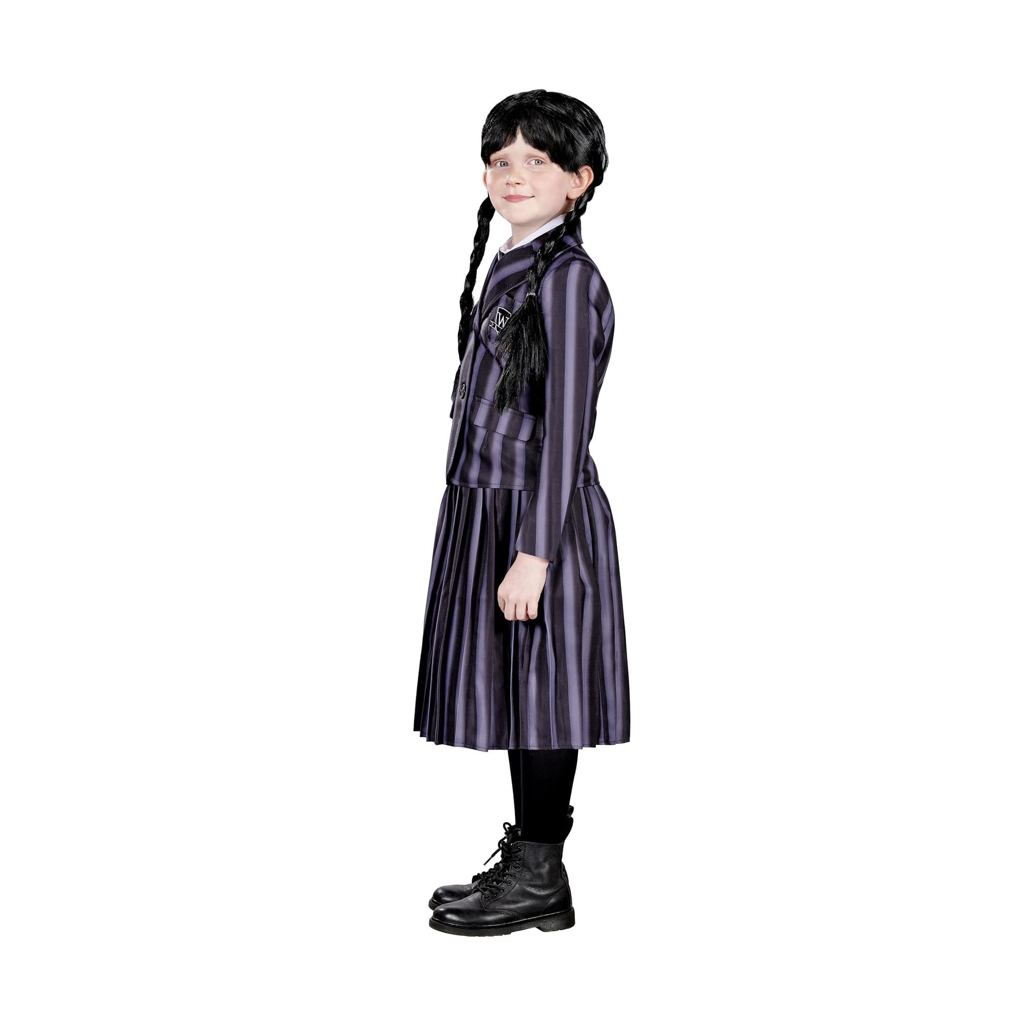 Angels Costumes Wednesday Inspired Gothic Girl School Uniform Child ...
