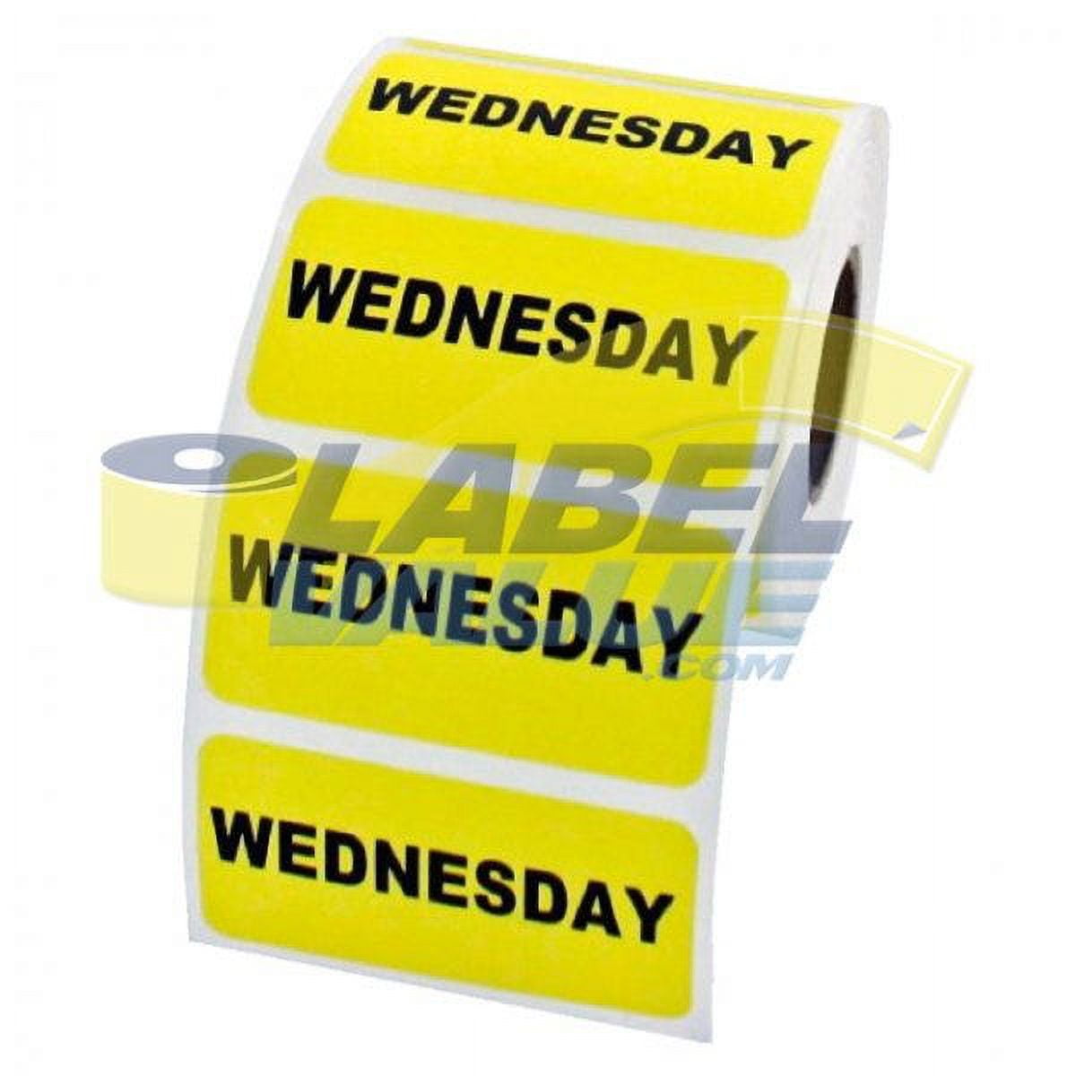 Wednesday Labels 2" x 1" - Walmart.com