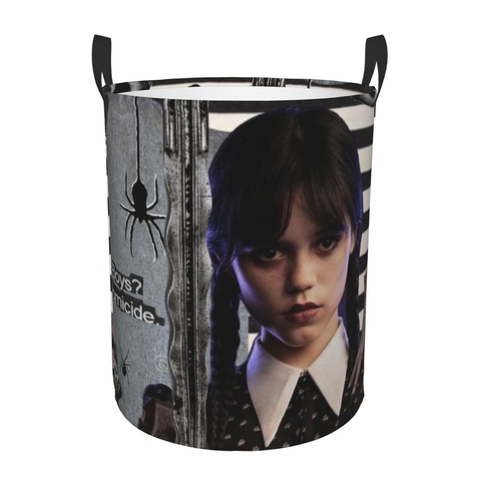 Wednesday Laundry Basket, Large Storage Basket with Handles ...