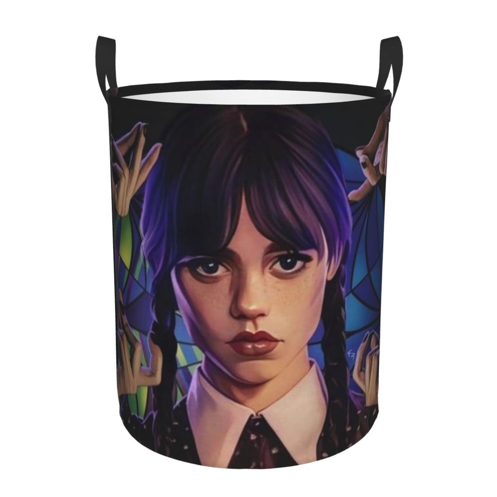 Wednesday Laundry Basket, Large Storage Basket with Handles ...