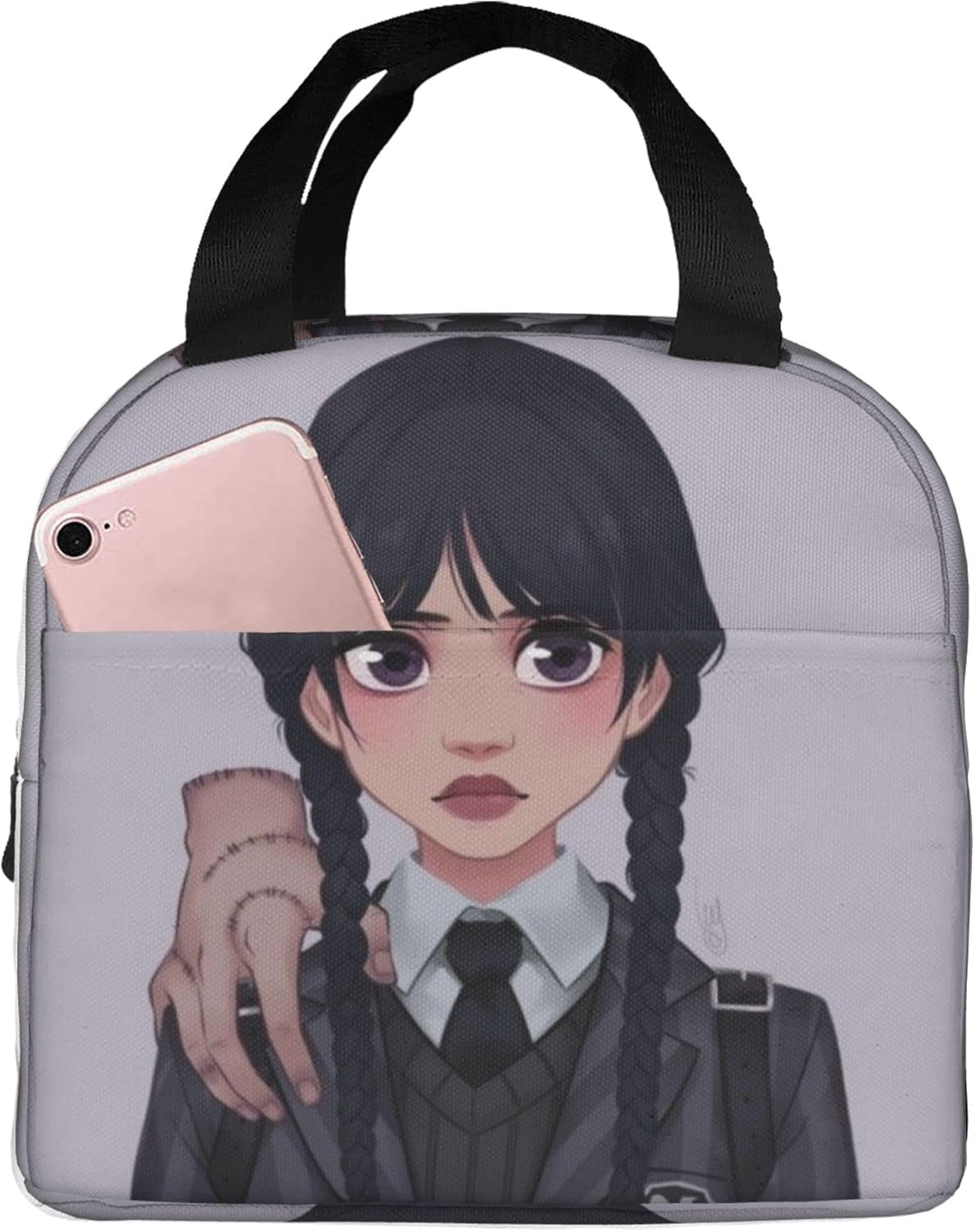 Wednesday Lunch Bag Reusable Insulated Lunch Tote Bag Lunchbox With ...