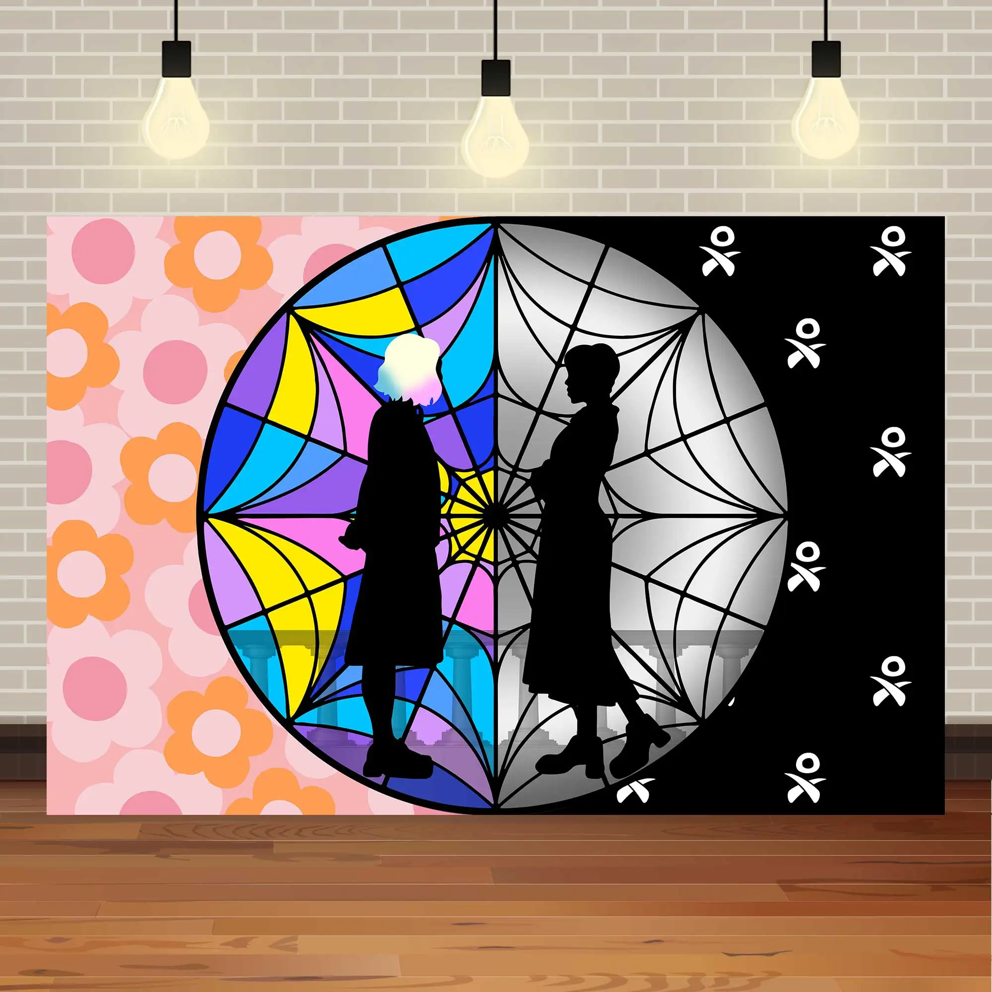 Wednesday Party Photo Backdrop Happy Birthday Photography Background ...