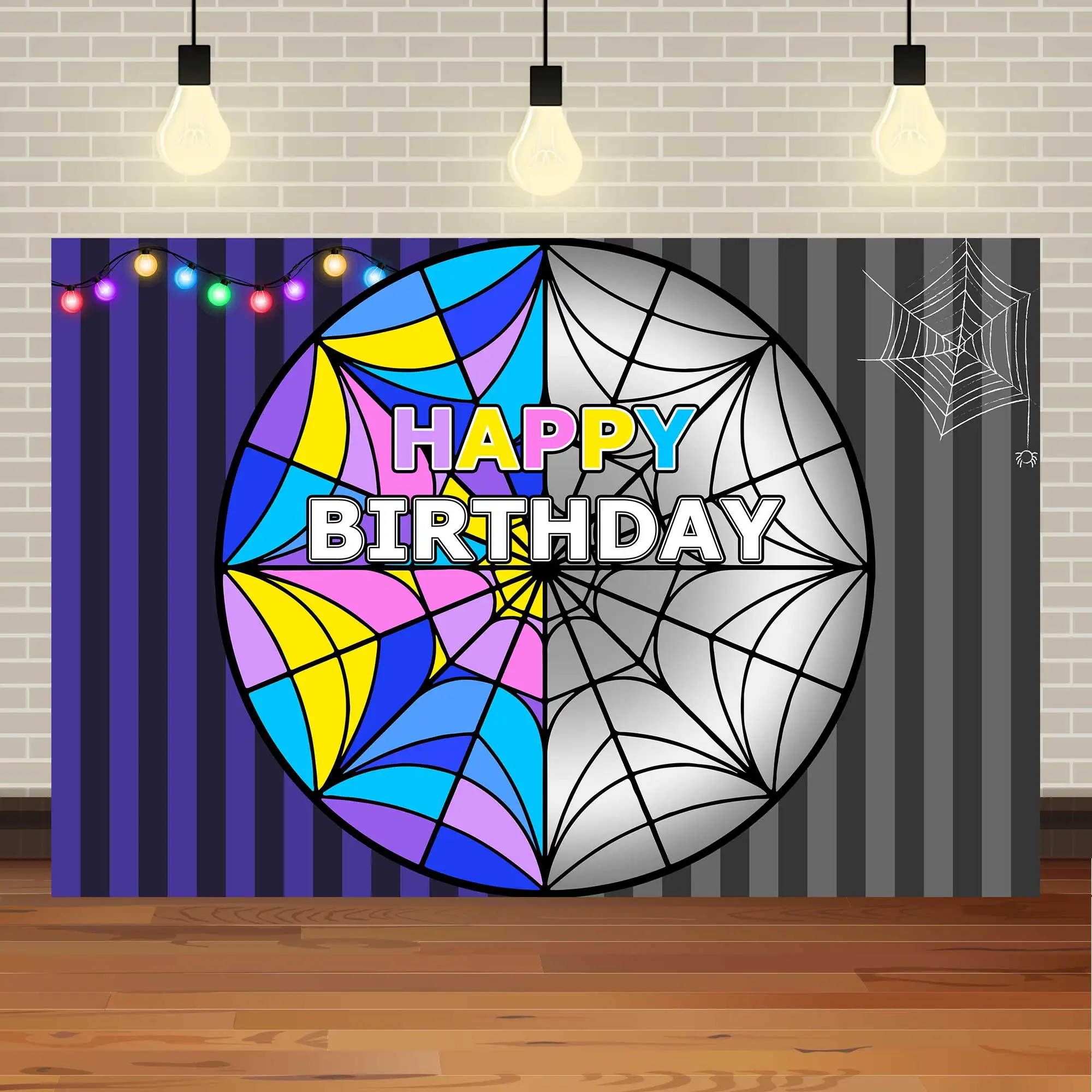 Wednesday Party Photo Backdrop Happy Birthday Photography Background ...
