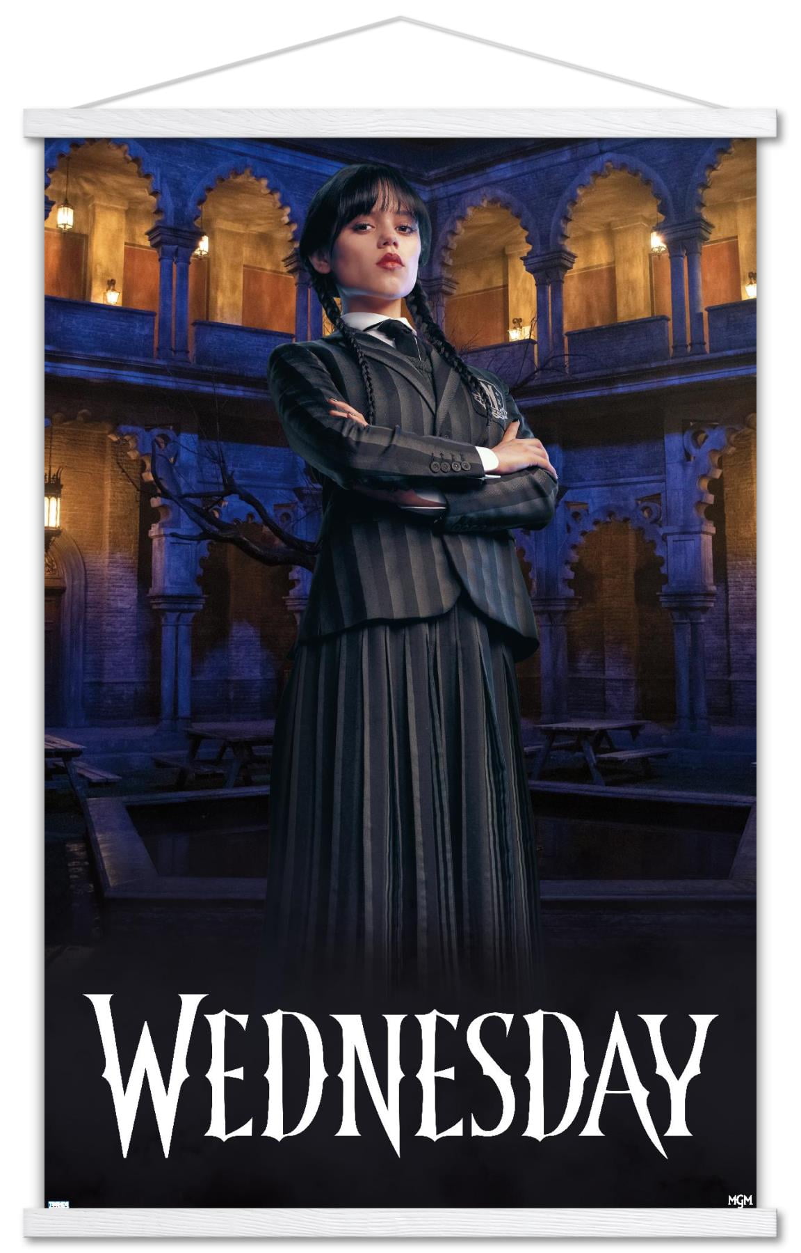 Wednesday - Portrait Wall Poster with Magnetic Frame, 22.375" x 34 ...