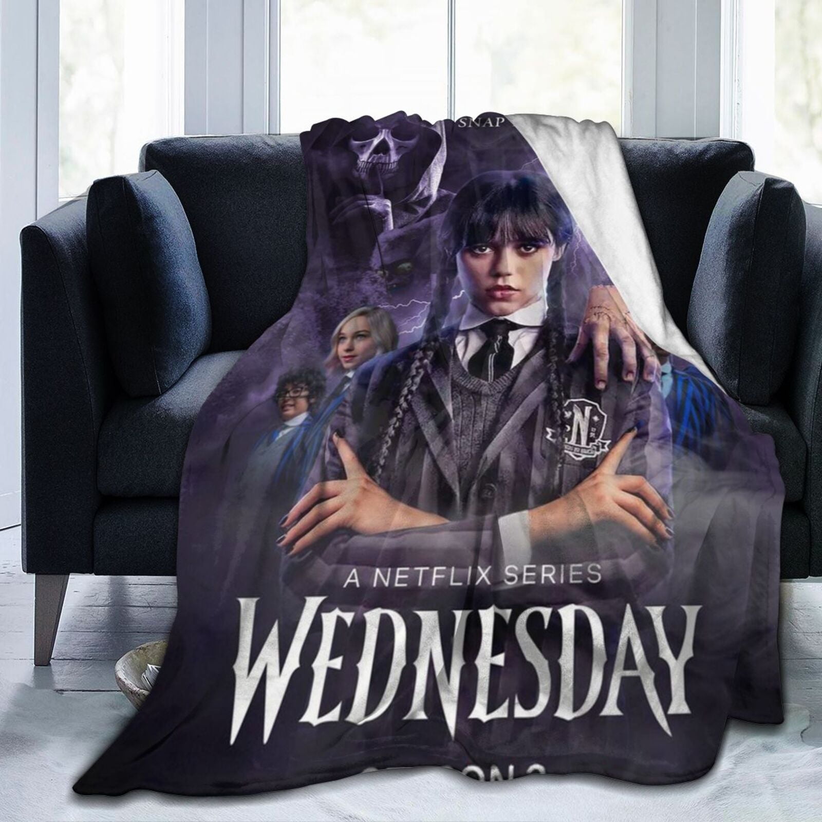Wednesday Season 2 Tapestry - Gothic Home Decor, Dark and Mysterious ...