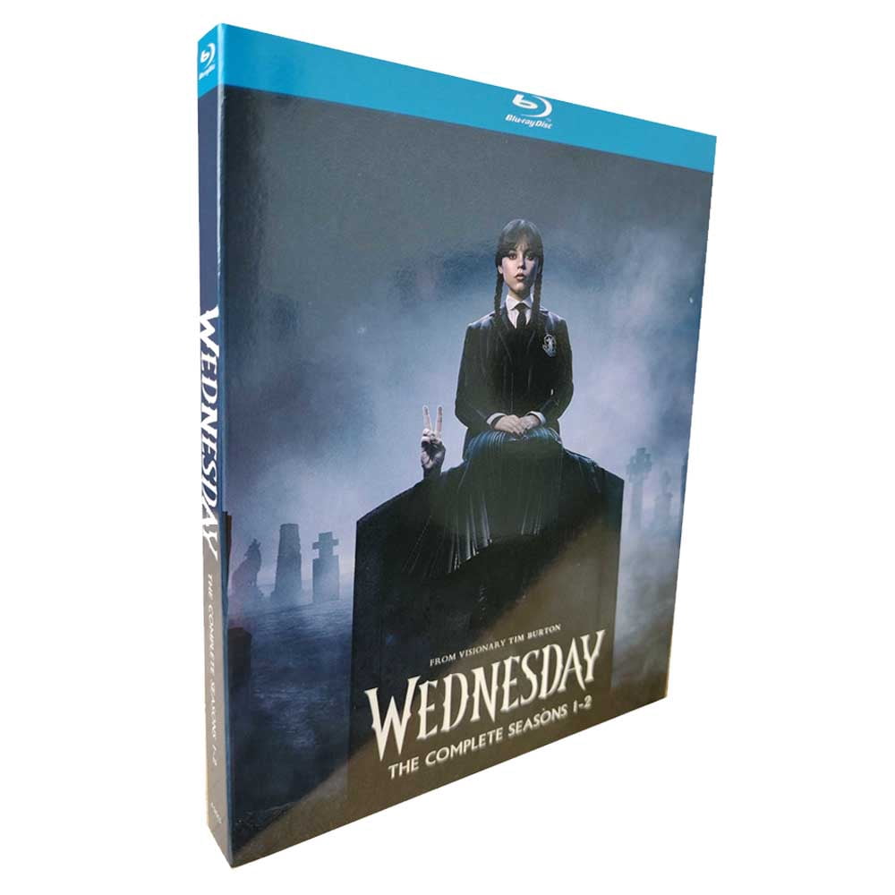 Wednesday The Complete Season 1-2 (BR 4Disc, 2025) NEW Set - Walmart.com