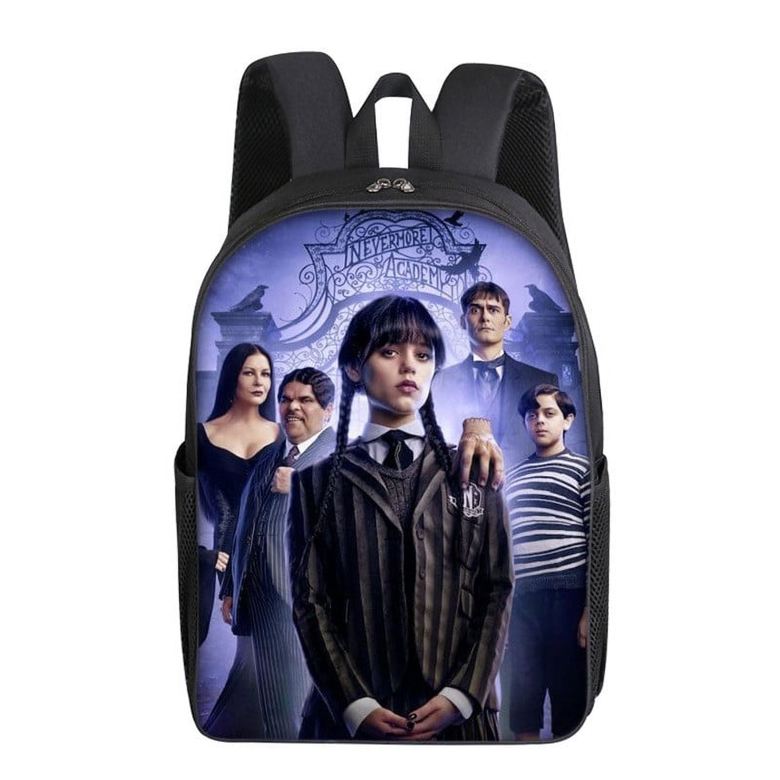 Wednesday Travel Bag Back to School Supplies, Cartoon Style Laptop ...