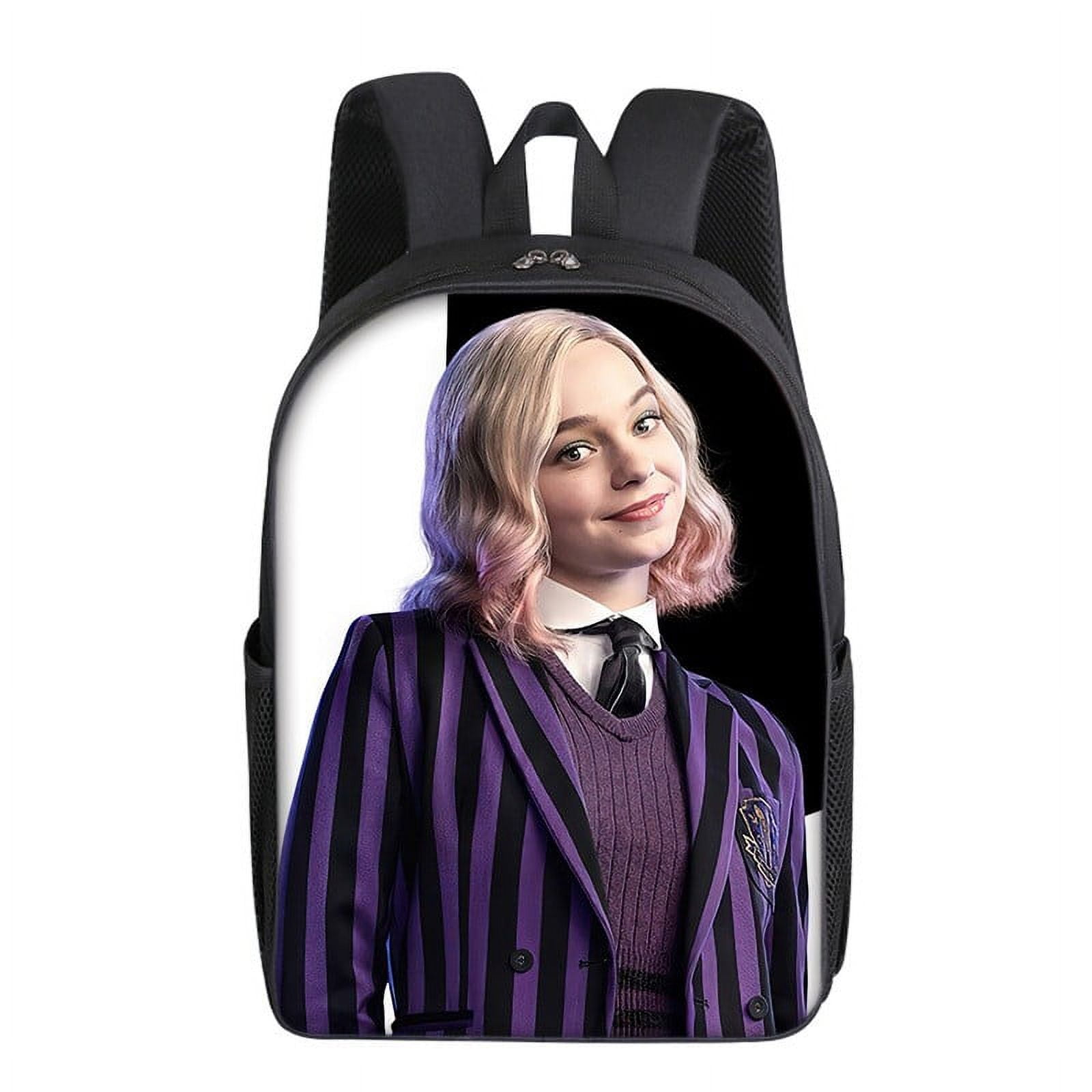 Wednesday Travel Bag Back to School Supplies, Cartoon Style Laptop ...