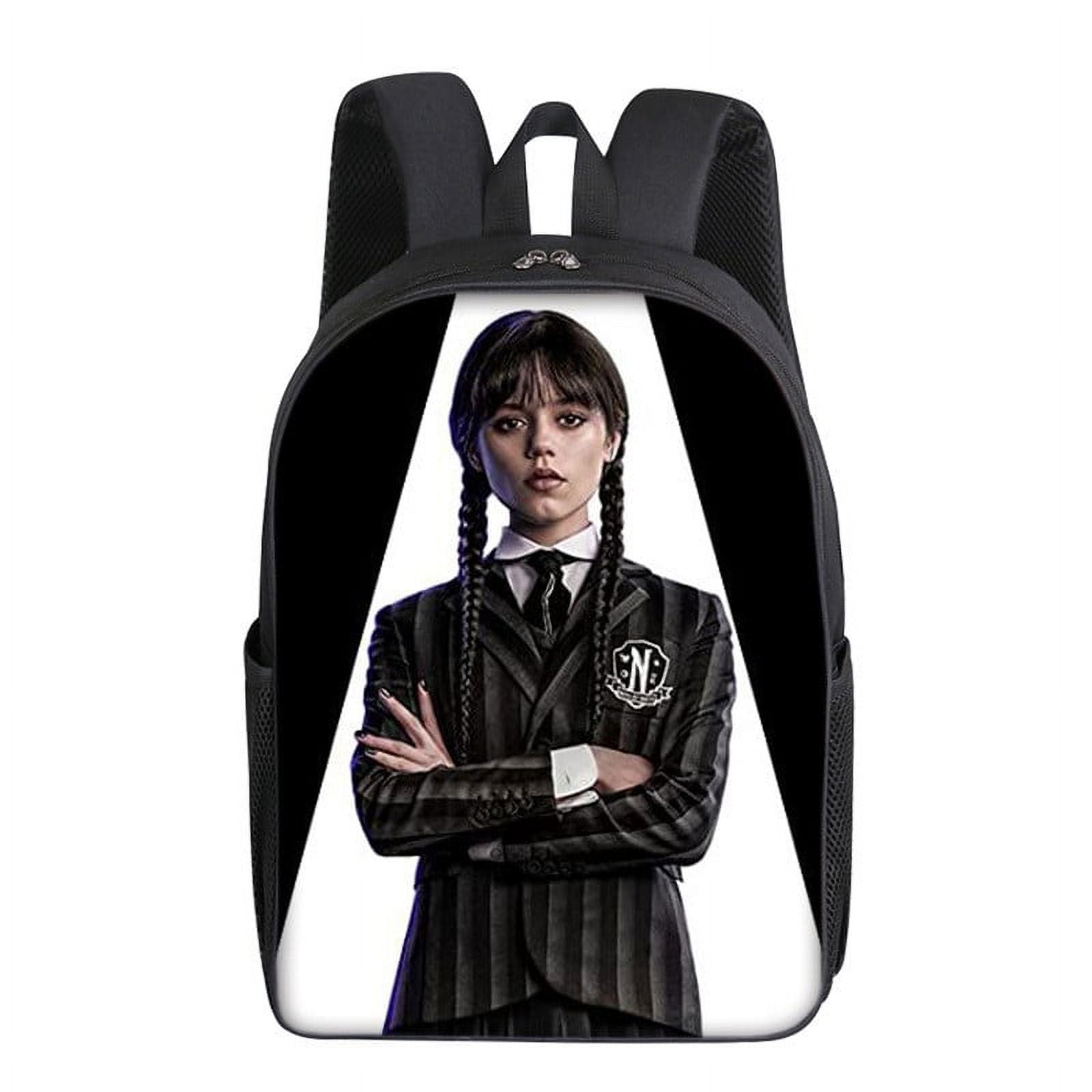 Wednesday Travel Bag Back to School Supplies, Cartoon Style Laptop ...