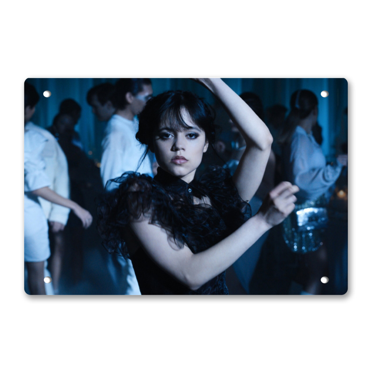 Wednesday Wall Sign - Cartoon Aluminum Poster 12 X 8 Inch Home Bar Wall ...