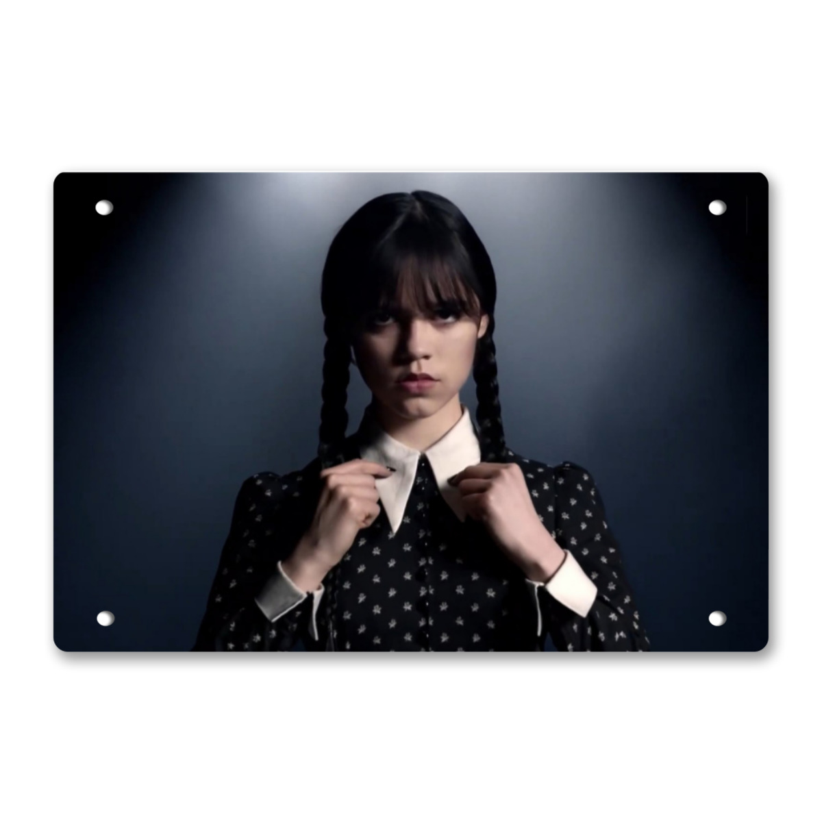 Wednesday Wall Sign - Cartoon Aluminum Poster 12 X 8 Inch Home Bar Wall ...